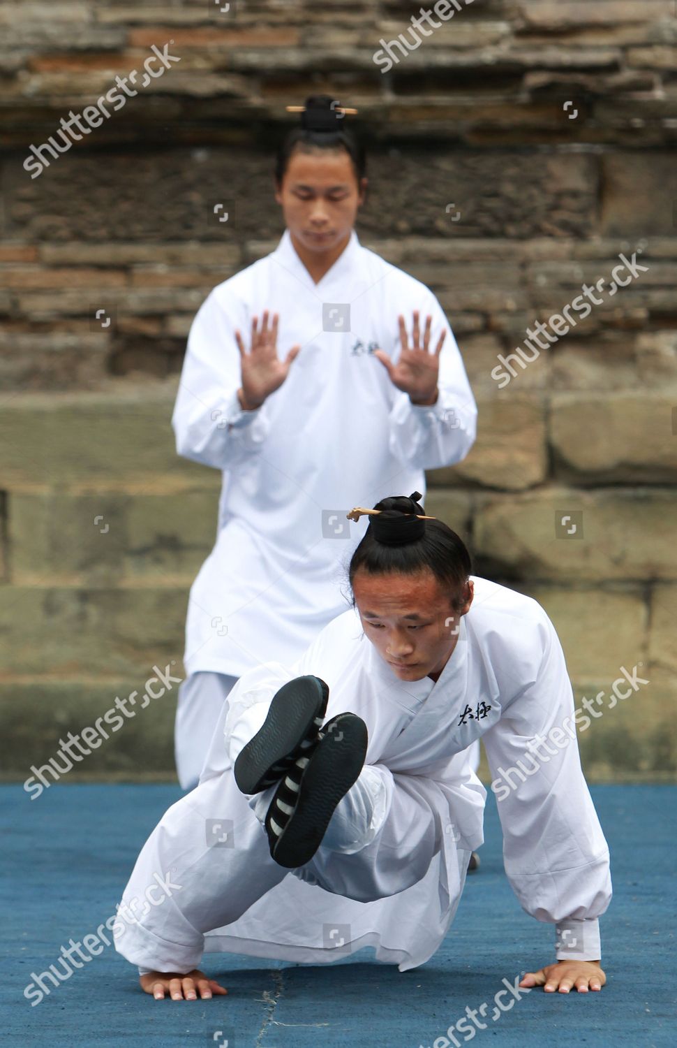 Chinese Wudang Wushu Martial Arts Disciples Editorial Stock Photo ...