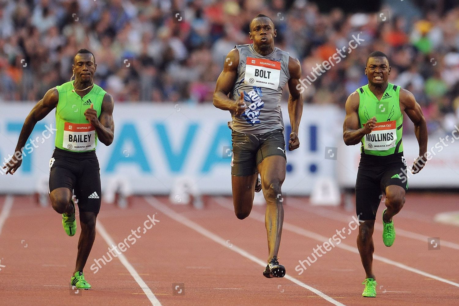 Jamaicas 100 Metres World Record Holder Editorial Stock Photo - Stock ...