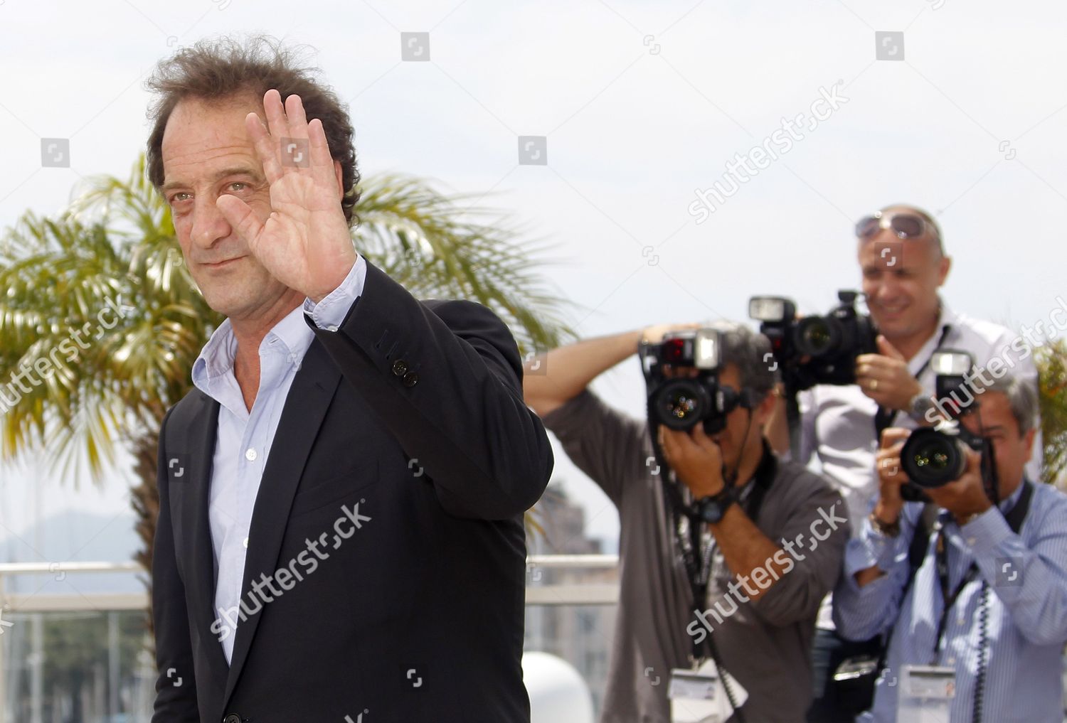 French Actor Vincent Lindon Poses During Editorial Stock Photo - Stock ...