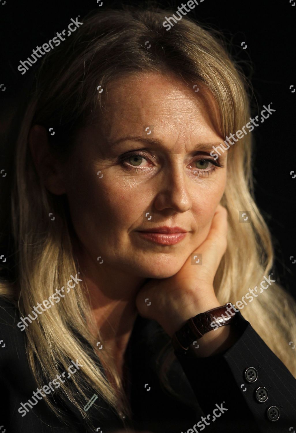 Australian Actress Rachael Blake Attends Press Editorial Stock Photo ...