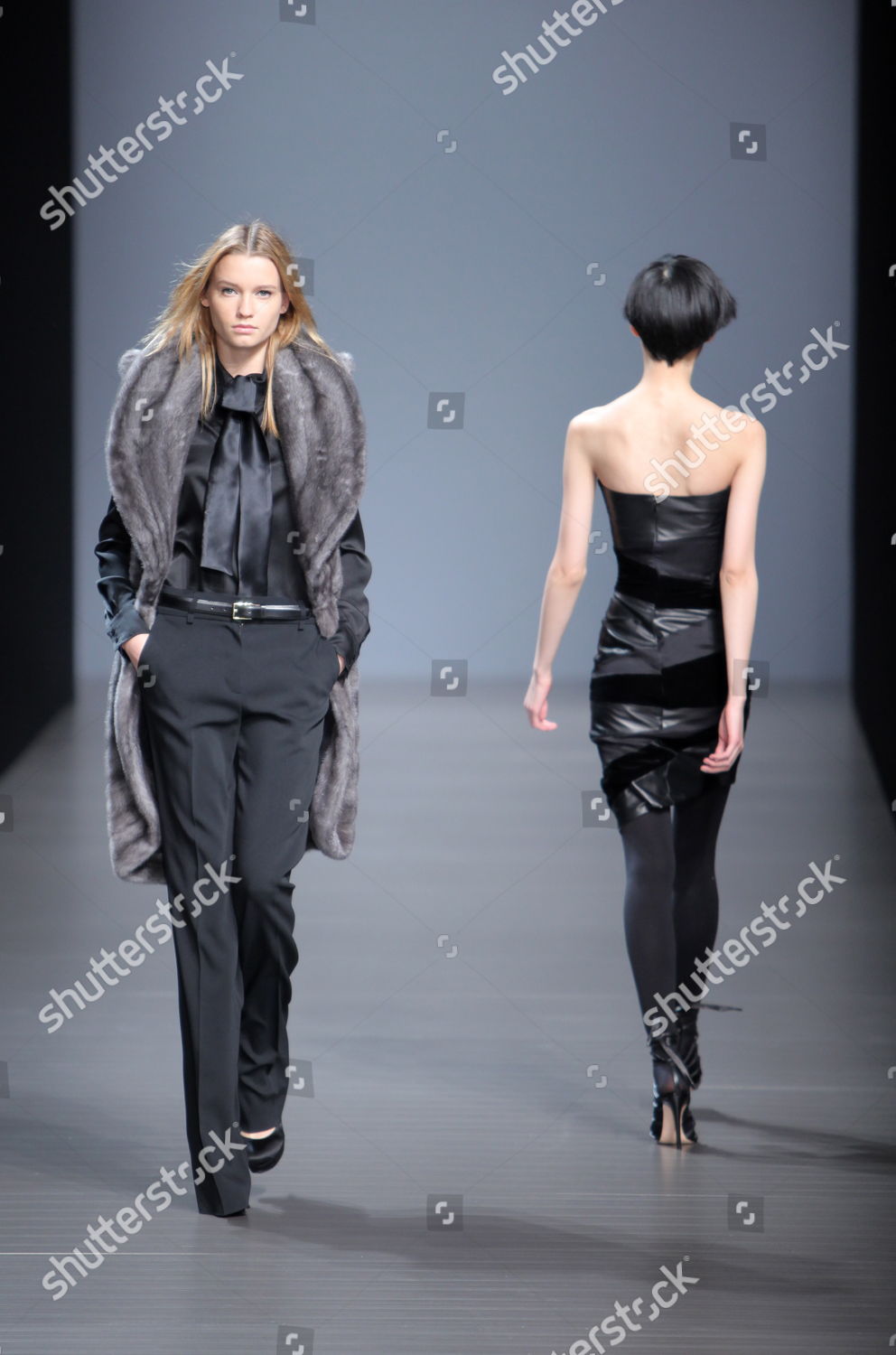 Model Takes Catwalk During Presentation Russian Editorial Stock Photo ...