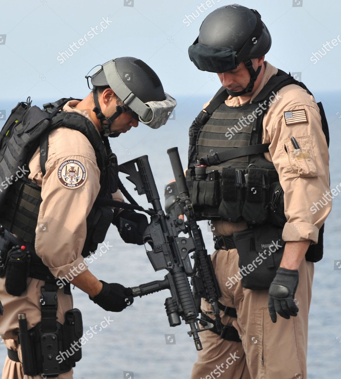 Members Us Coast Guard Law Enforcement Editorial Stock Photo - Stock ...