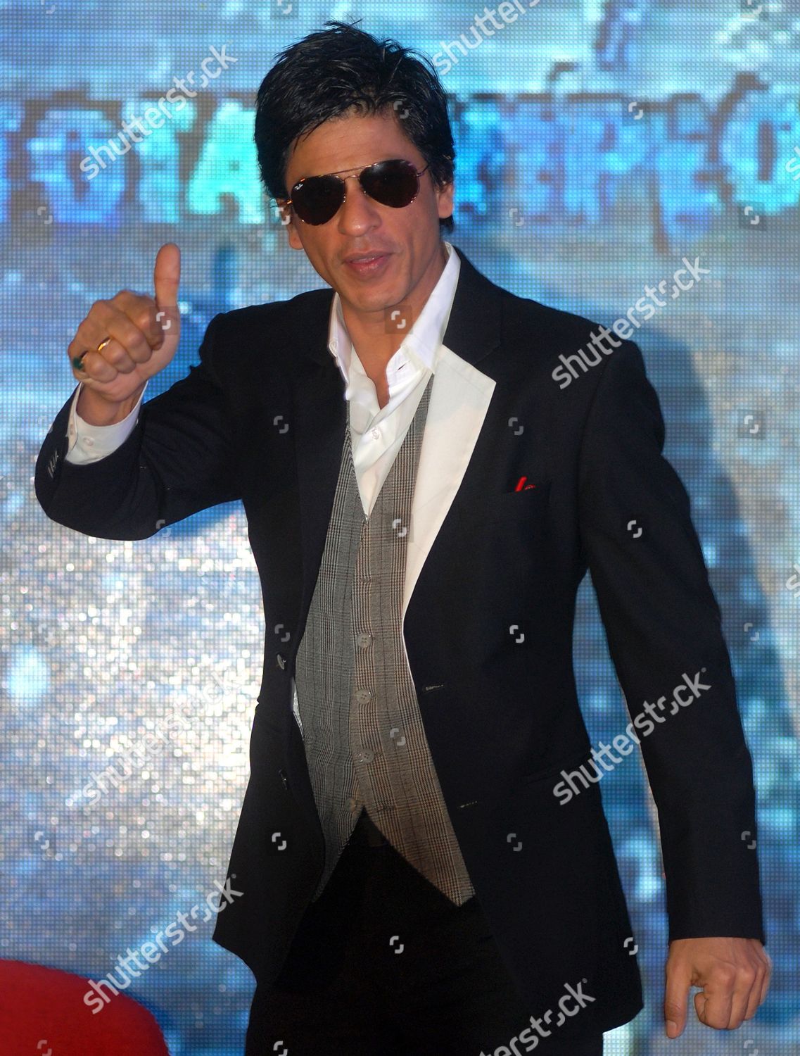 Bollywood Actor Shah Rukh Khan Poses Editorial Stock Photo - Stock ...