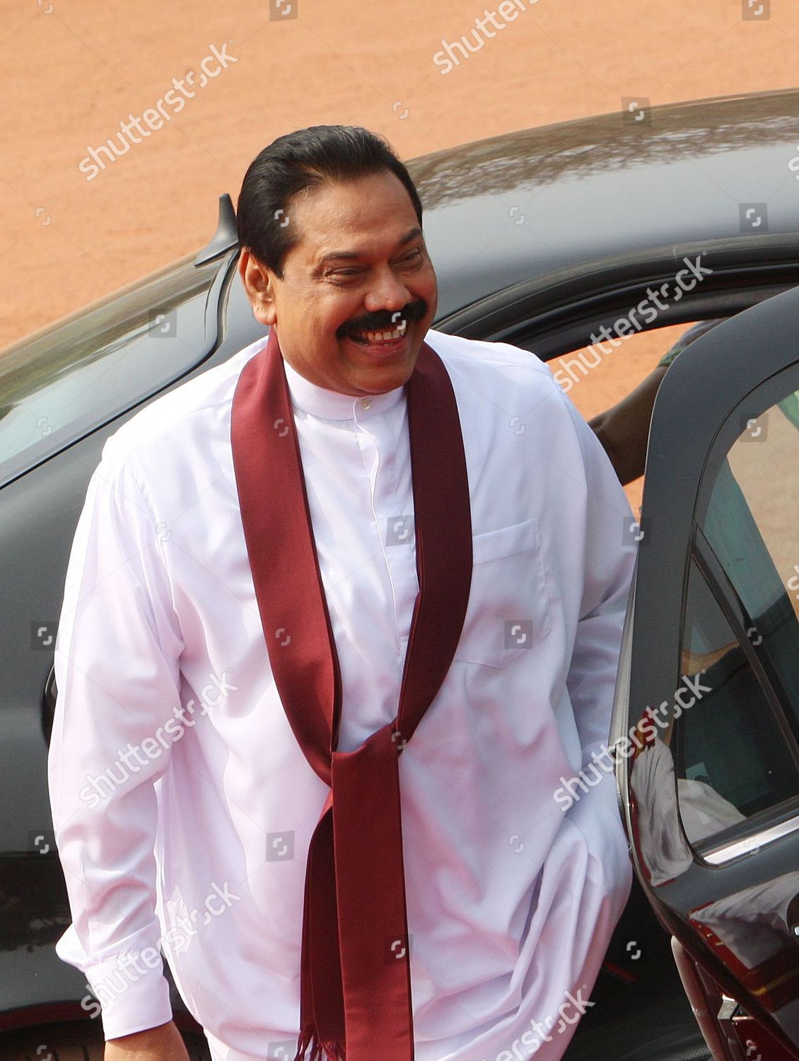 Sri Lankan President Mahinda Rajapaksa Arrives Editorial Stock Photo ...