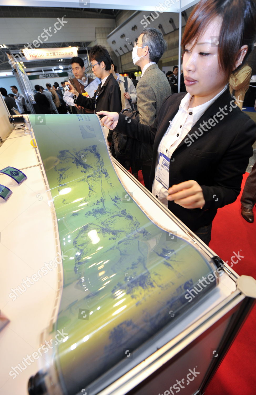 Flexibile Cholesteric Liquid Crystal Display Chlcd Editorial Stock ...