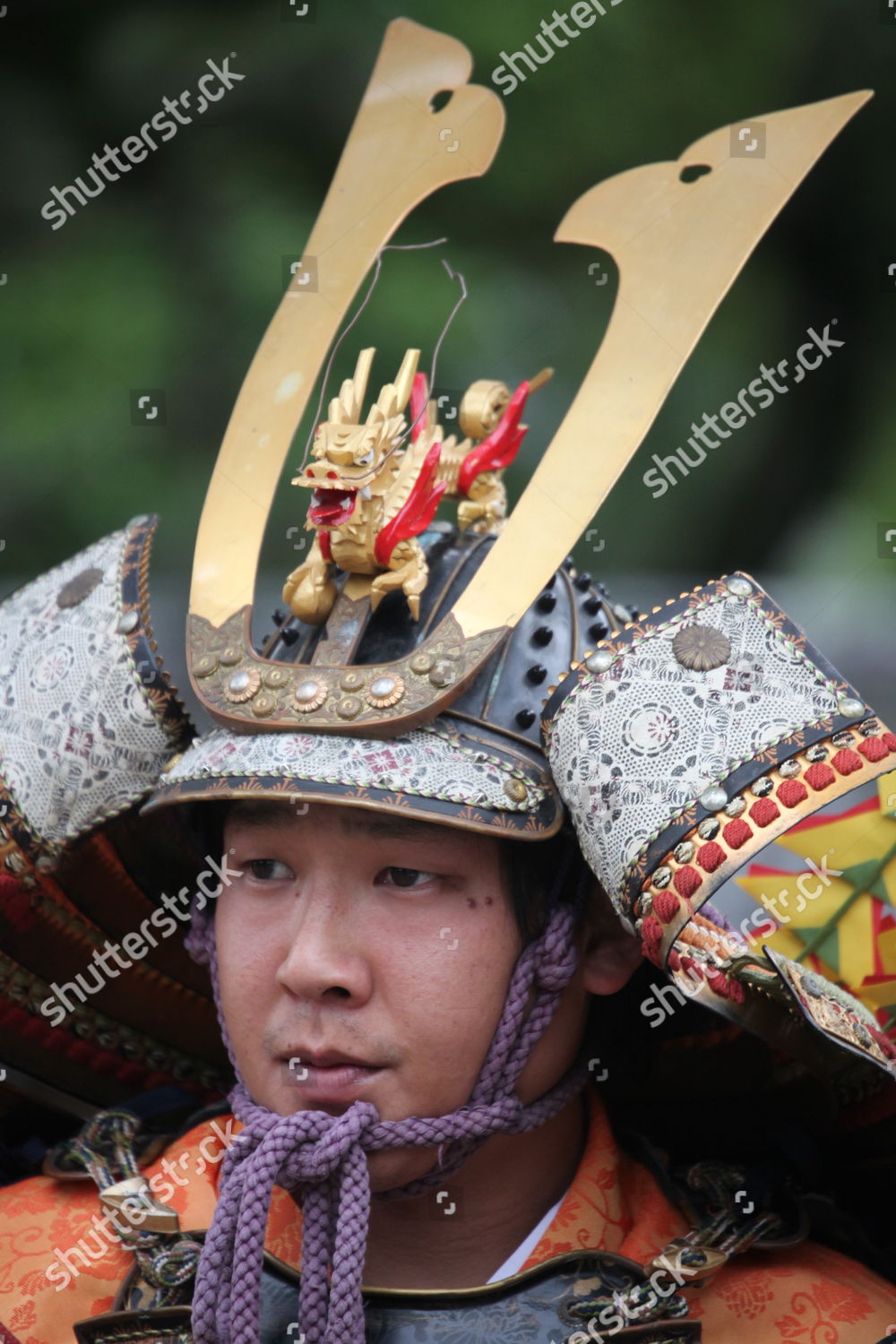Japanese Man Dressed Armor Heian Period Editorial Stock Photo - Stock ...