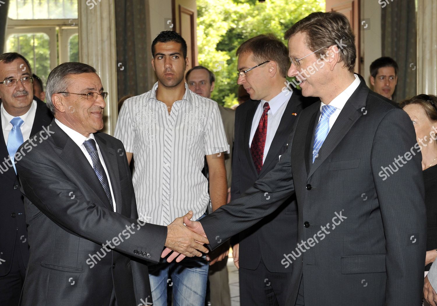Lebanese Foreign Minister Ali Shami L Editorial Stock Photo - Stock ...