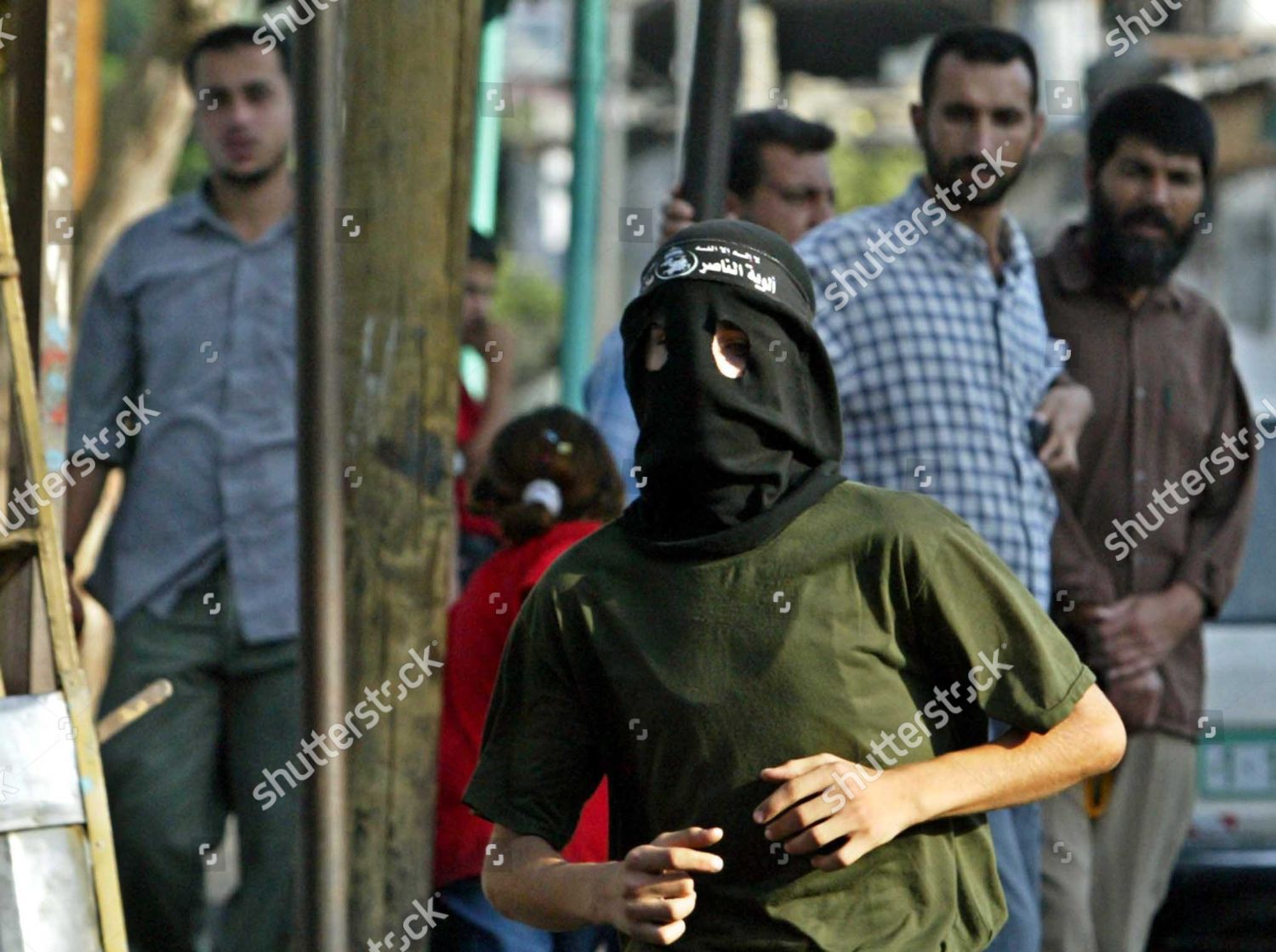 Palestinian Masked Militant Alaqsa Martyrs Brigades Editorial Stock ...