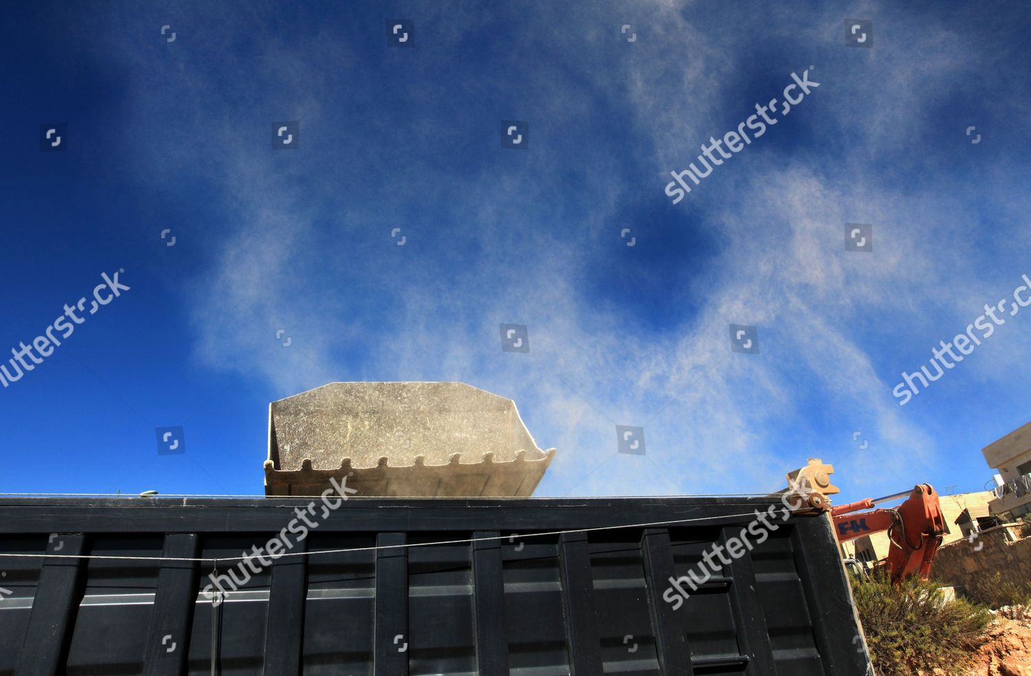 Scoop Earth Rocks Dumped Into Truck Editorial Stock Photo - Stock Image ...