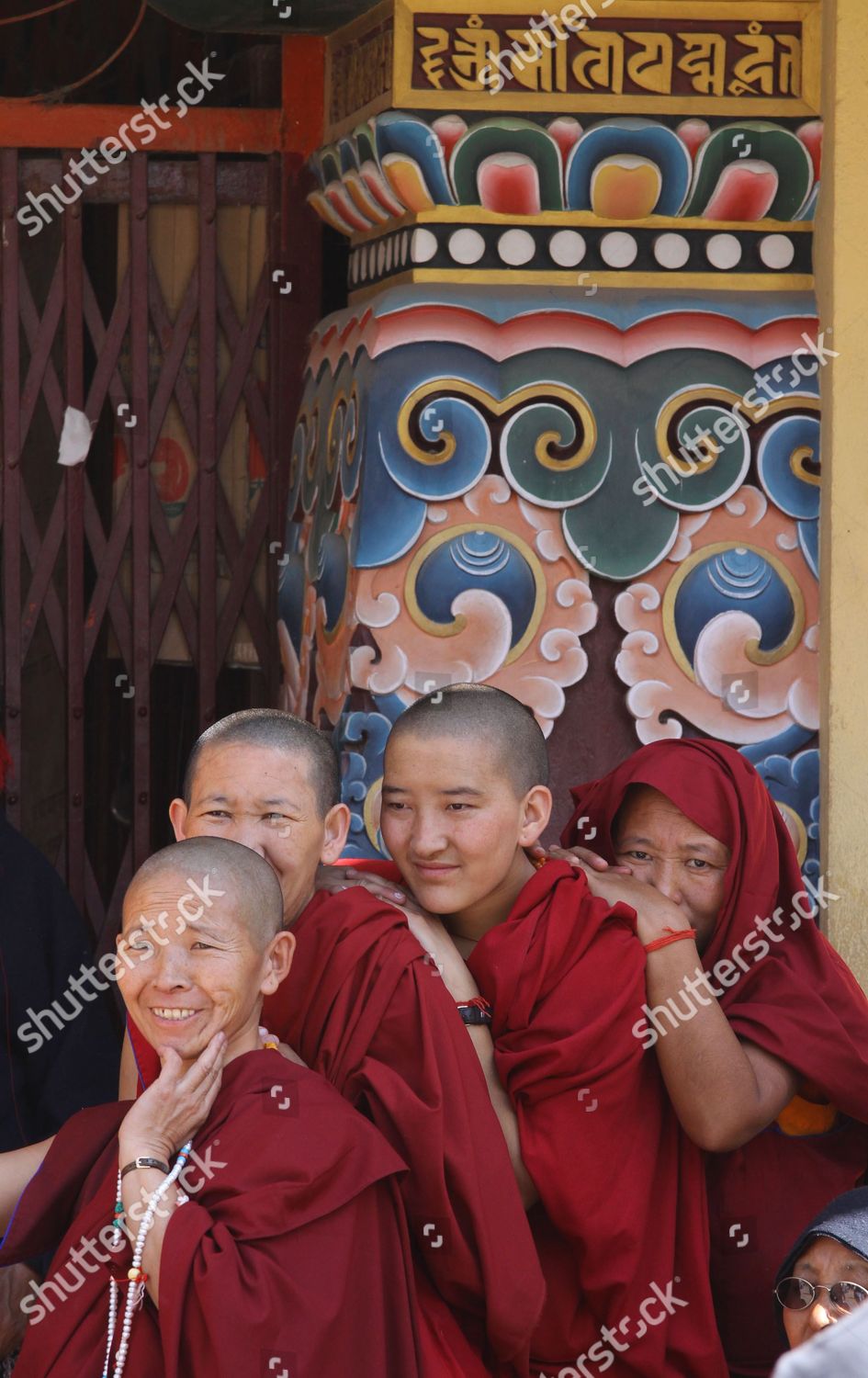 Tibetan Women Monks Watch Traditional Dance Editorial Stock Photo ...
