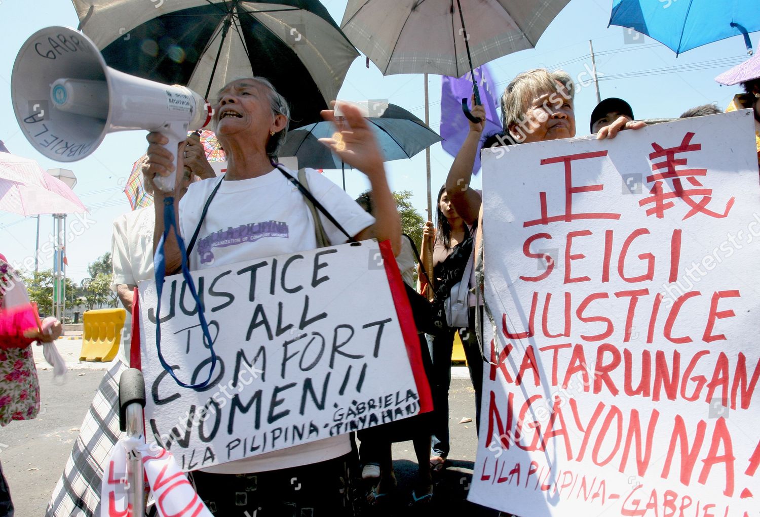 Filipino Comfort Women Victims Japans Wartime Editorial Stock Photo ...