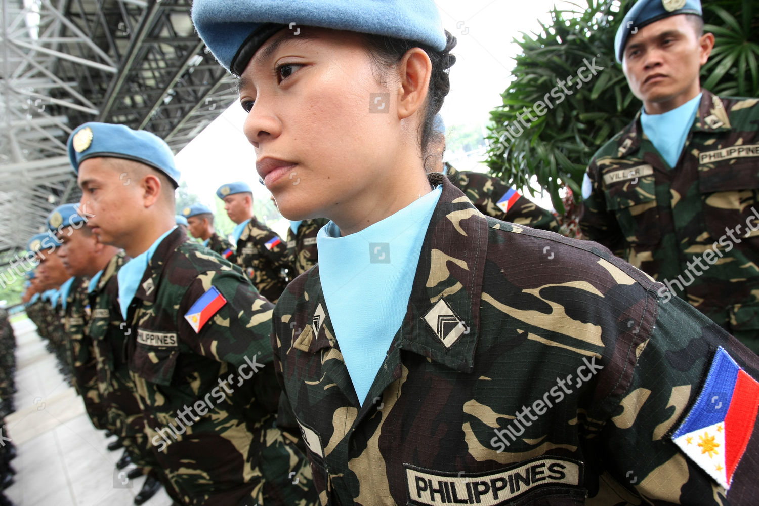 Filipino Soldiers During Sendoff Ceremony 15th Editorial Stock Photo ...