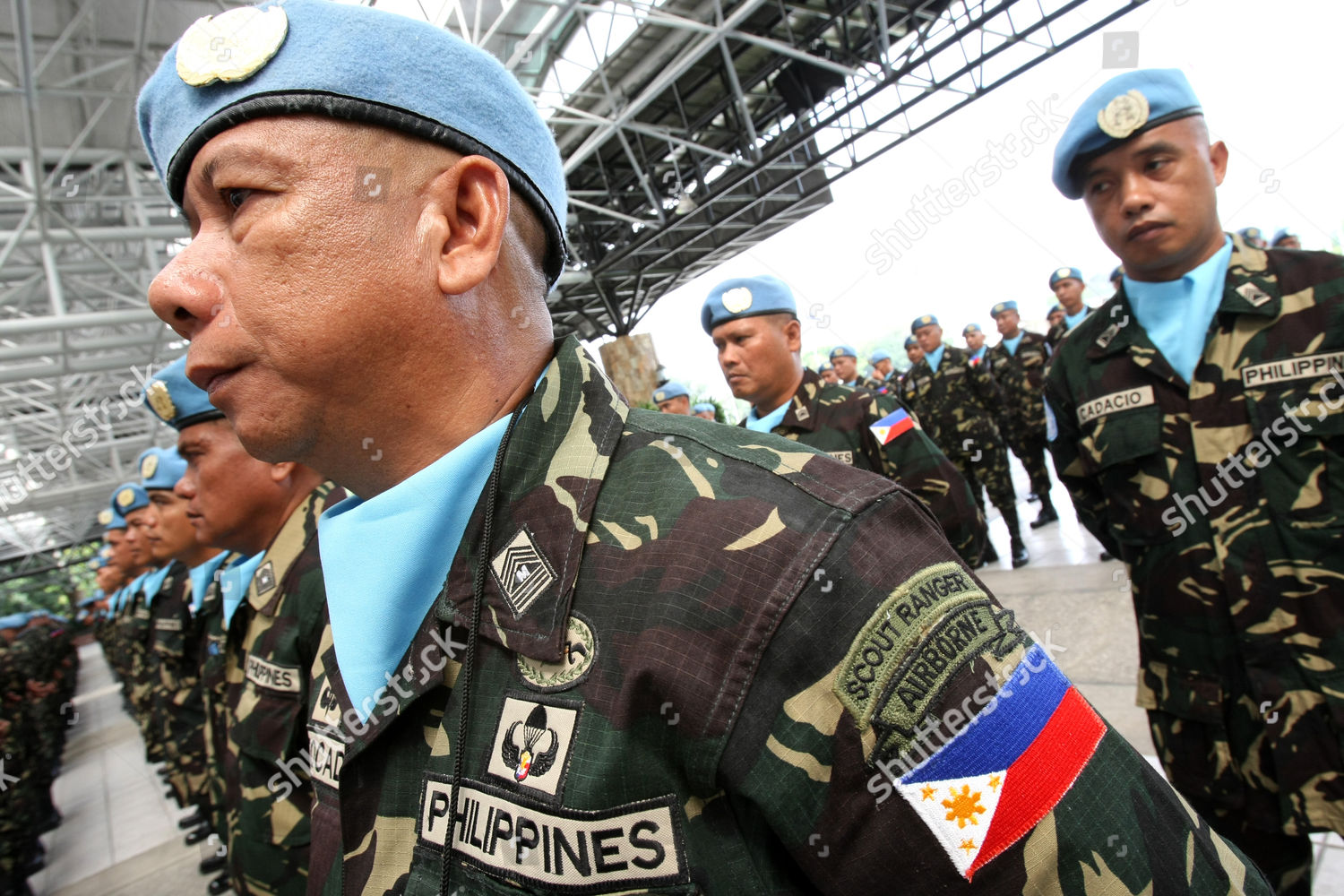 Filipino Soldiers During Sendoff Ceremony 15th Editorial Stock Photo ...