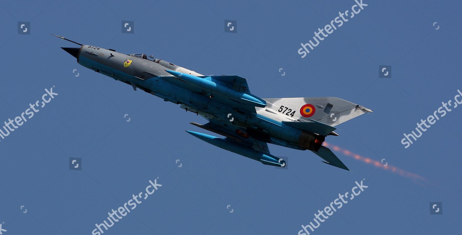 Russian Made Mig21 Lancer Military Jet Editorial Stock Photo - Stock ...
