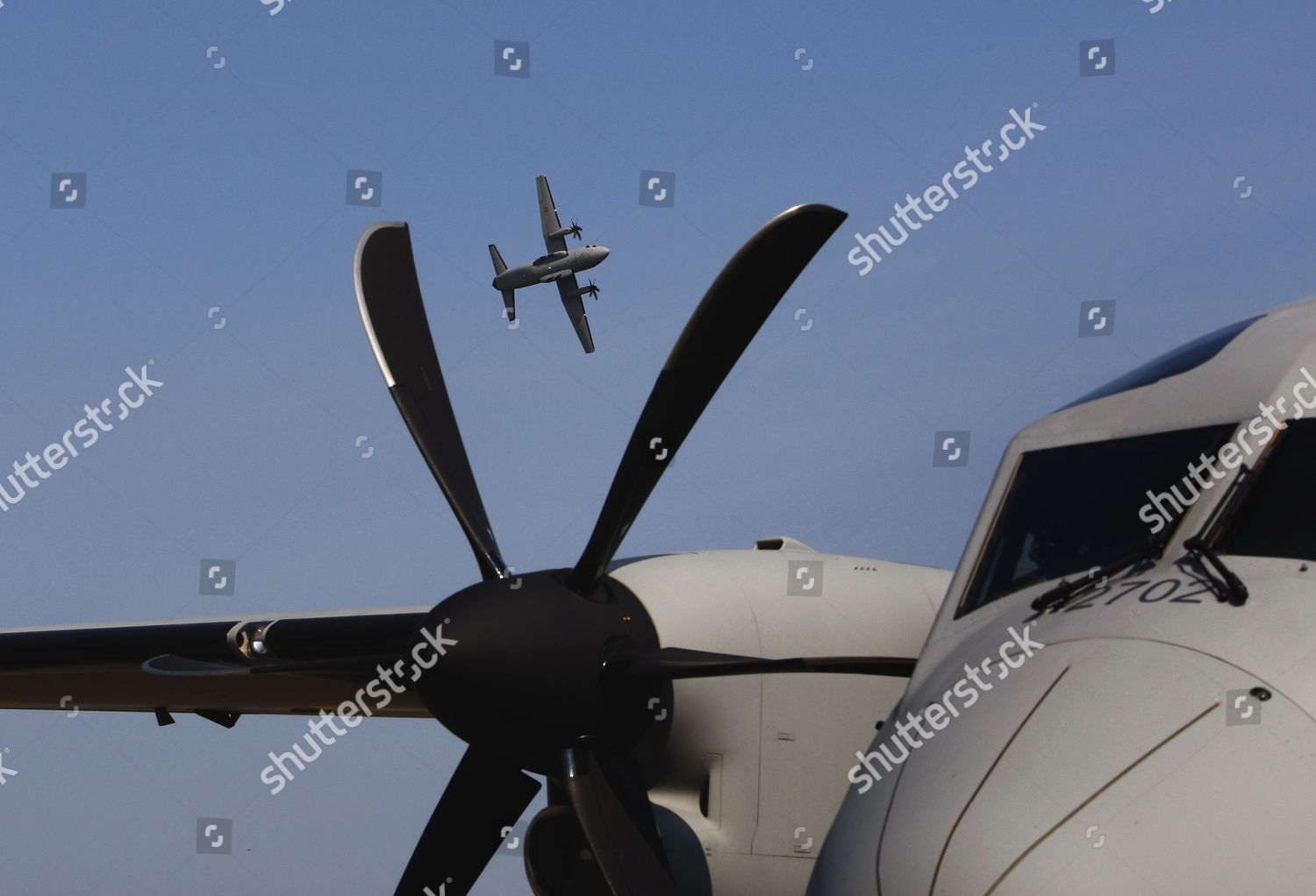 Alenia Aeronautica C27j Spartan Carrier Performs Editorial Stock Photo ...