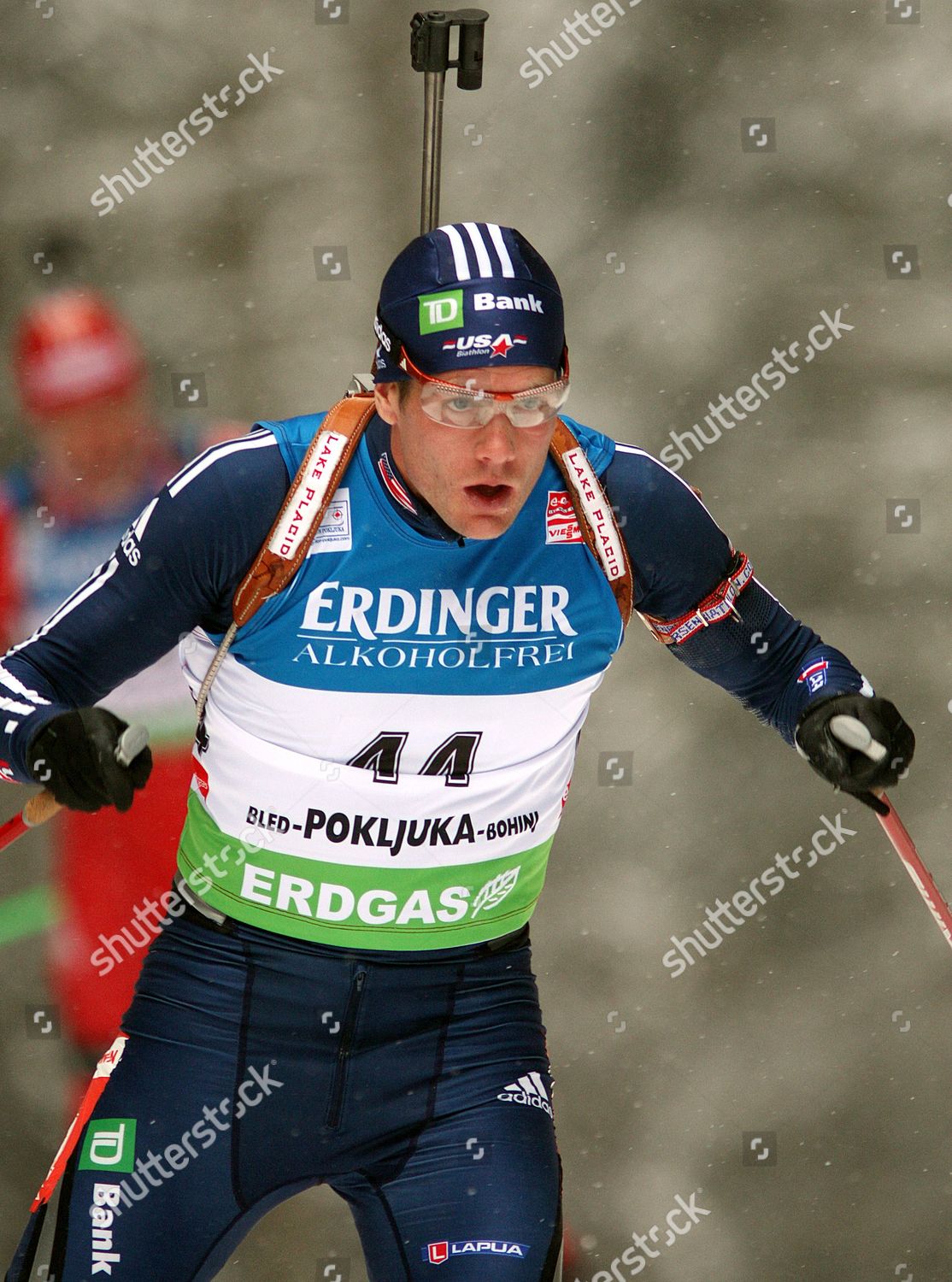Tim Burke Usa Action During Biathlon Editorial Stock Photo - Stock ...