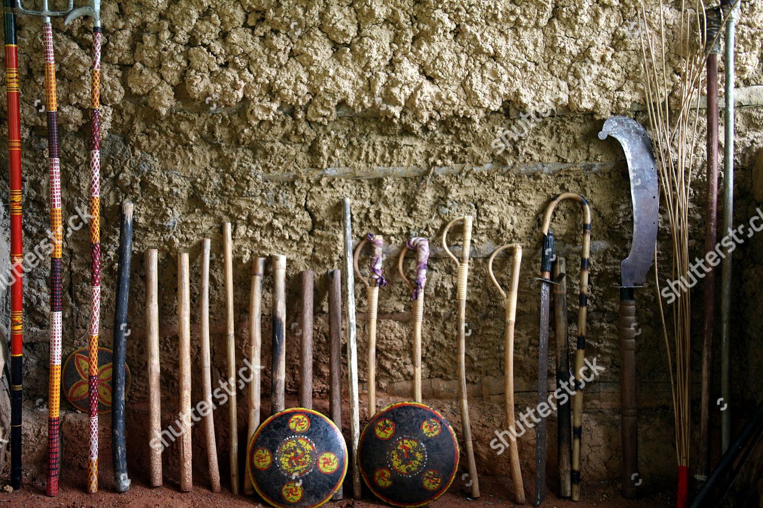 Weapons Used Angampora Ancient Martial Art Editorial Stock Photo ...