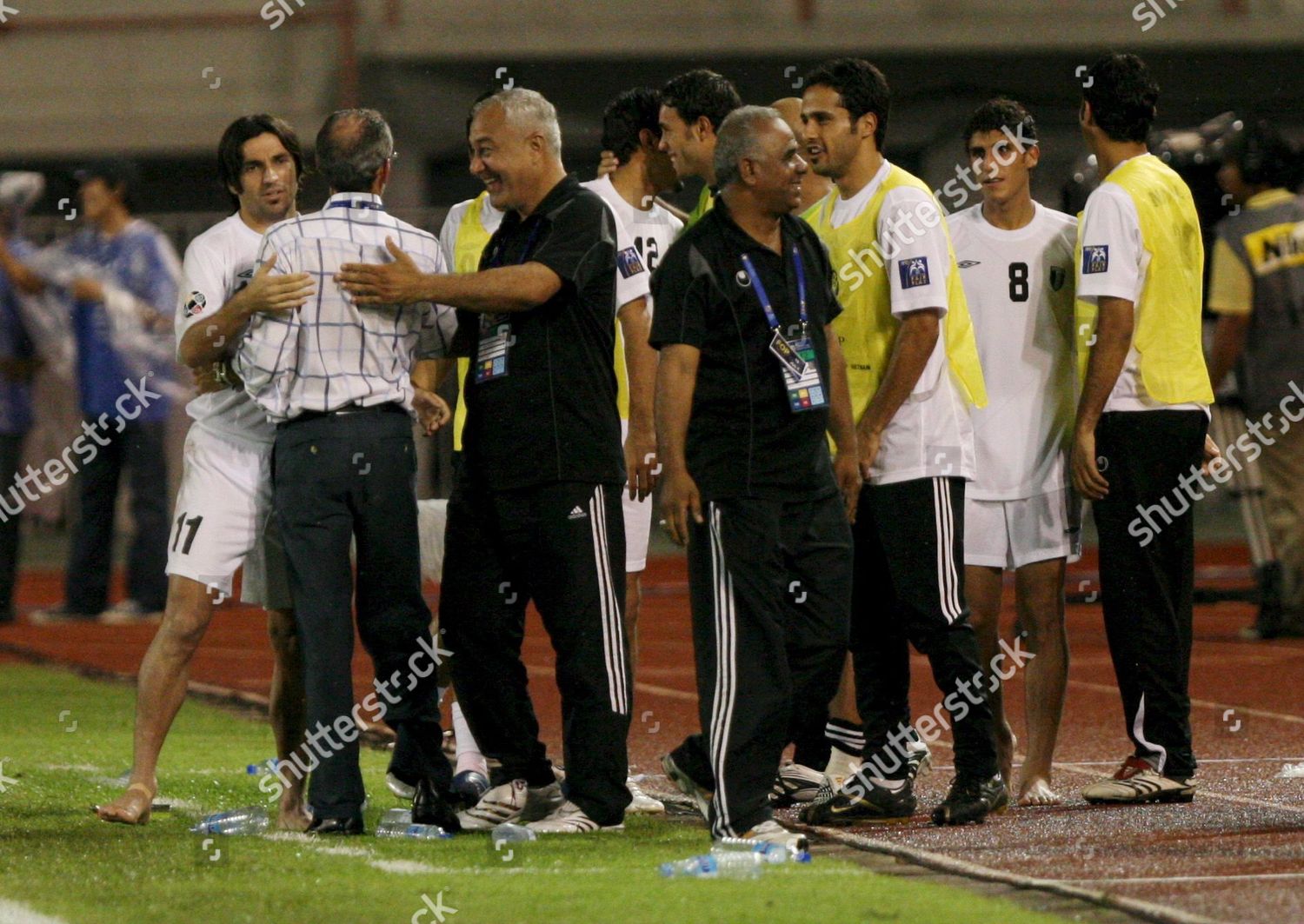 Iraqs Hawar Taher L Congratulate Iraqs Editorial Stock Photo - Stock ...