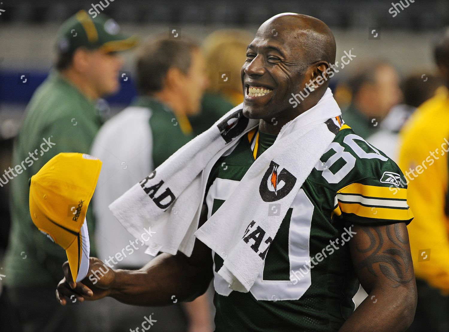 Green Bay Packers Donald Driver Smiles Editorial Stock Photo - Stock ...