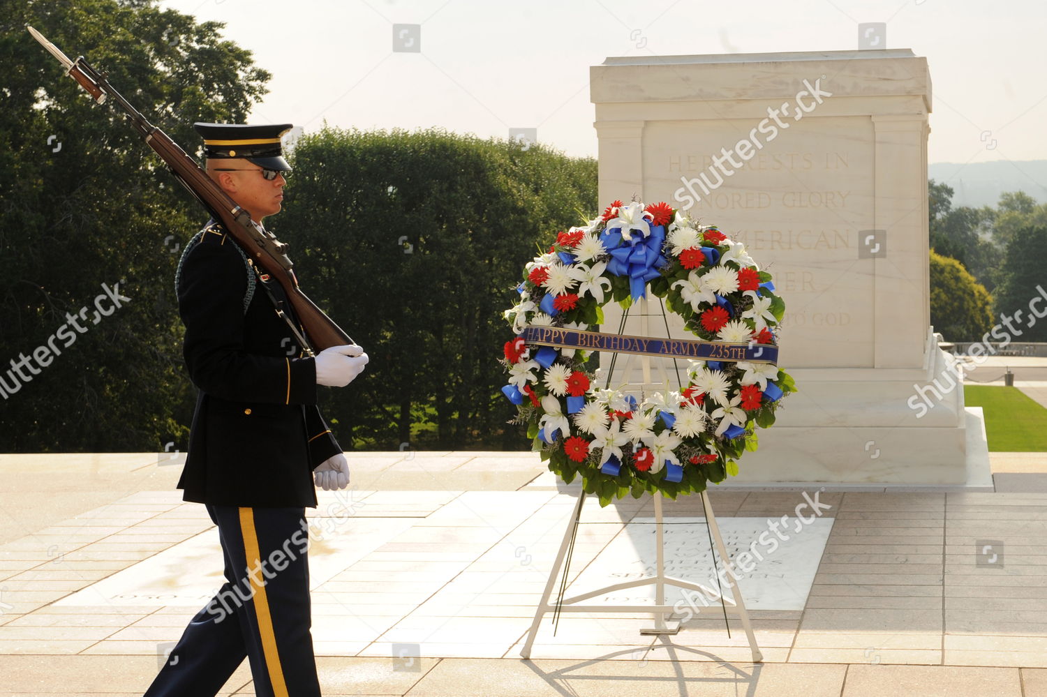 Soldier 3rd Us Infantry Old Guard Editorial Stock Photo - Stock Image ...