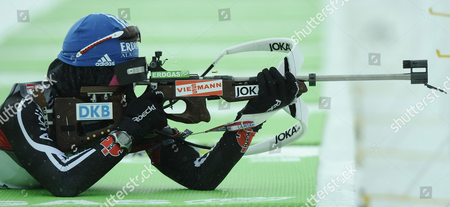 Magdalena Neuner Germany Takes Aim On Editorial Stock Photo - Stock ...