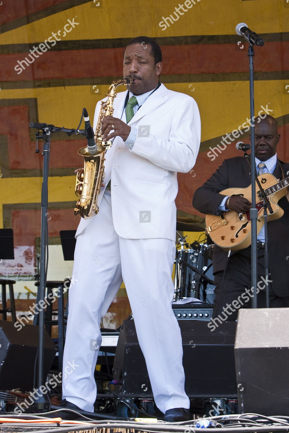 American Jazz Saxophonist New Orleans Donald Editorial Stock Photo ...