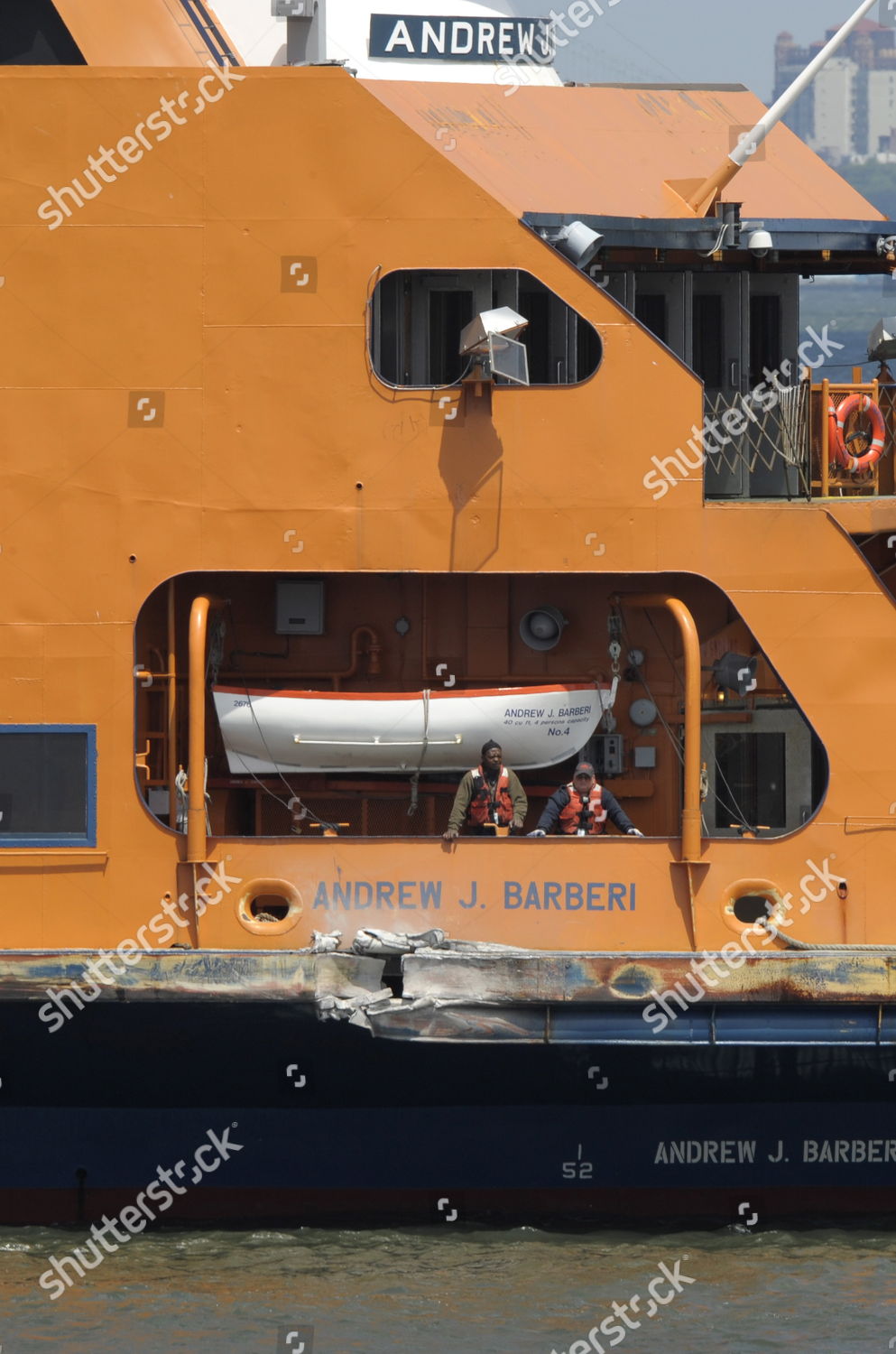 Damage Andrew J Barberi Ferry Seen Editorial Stock Photo - Stock Image ...