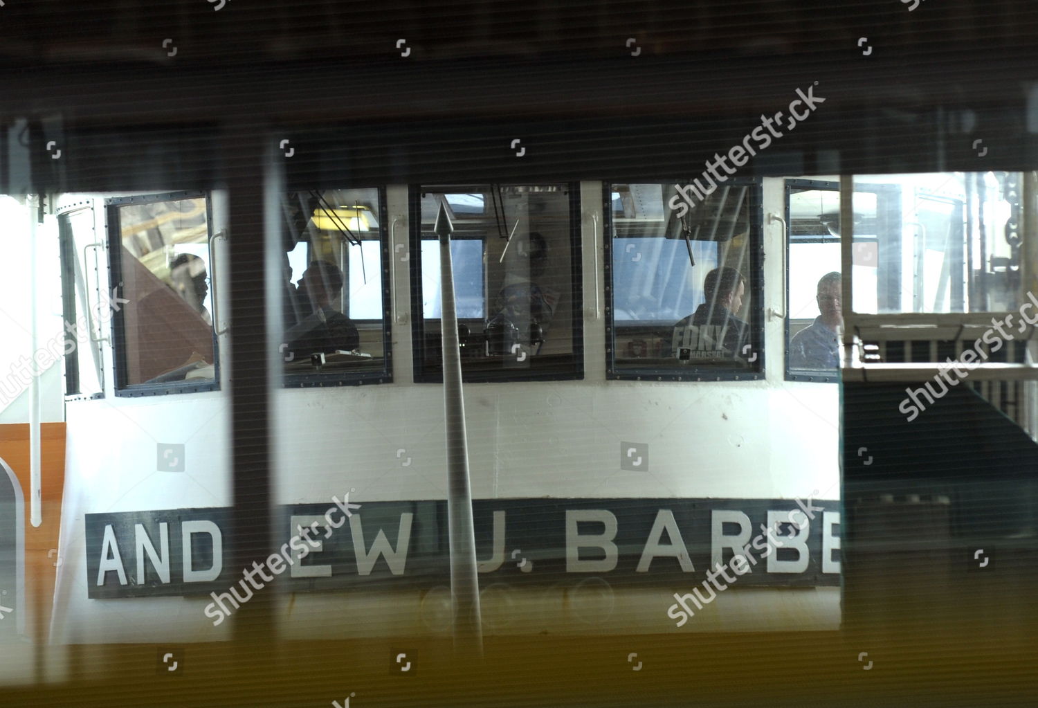 Andrew J Barberi Ferry Seen Through Editorial Stock Photo - Stock Image ...