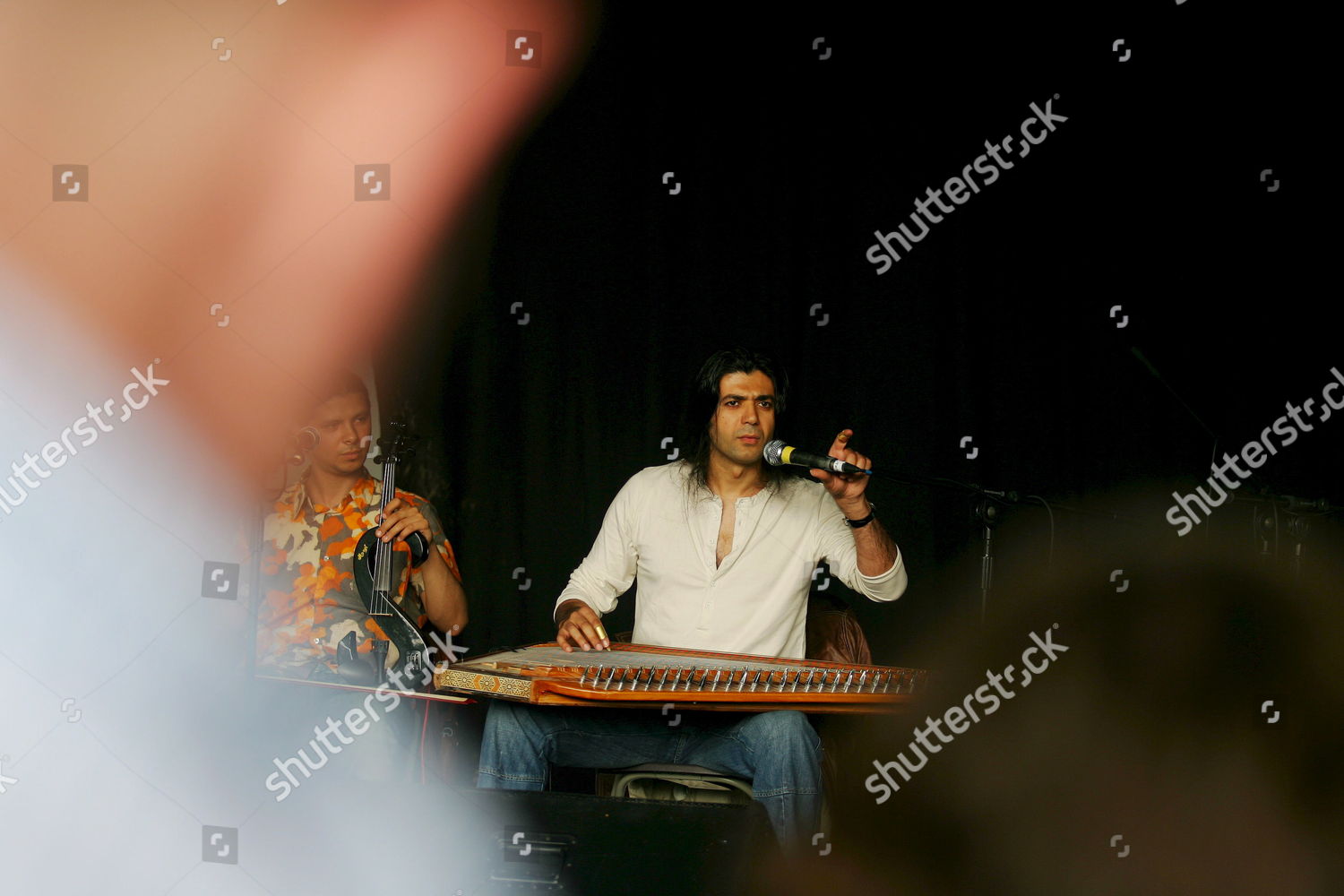 Abdulla Chadeh Qanan Plays Arabic Zither Editorial Stock Photo - Stock ...