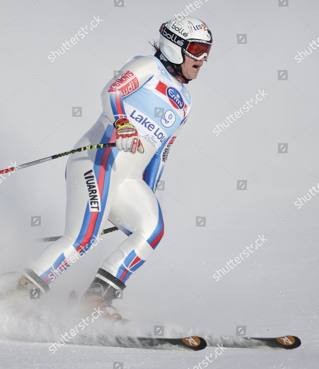 Marion Rolland France Skis Into Finish Editorial Stock Photo - Stock ...