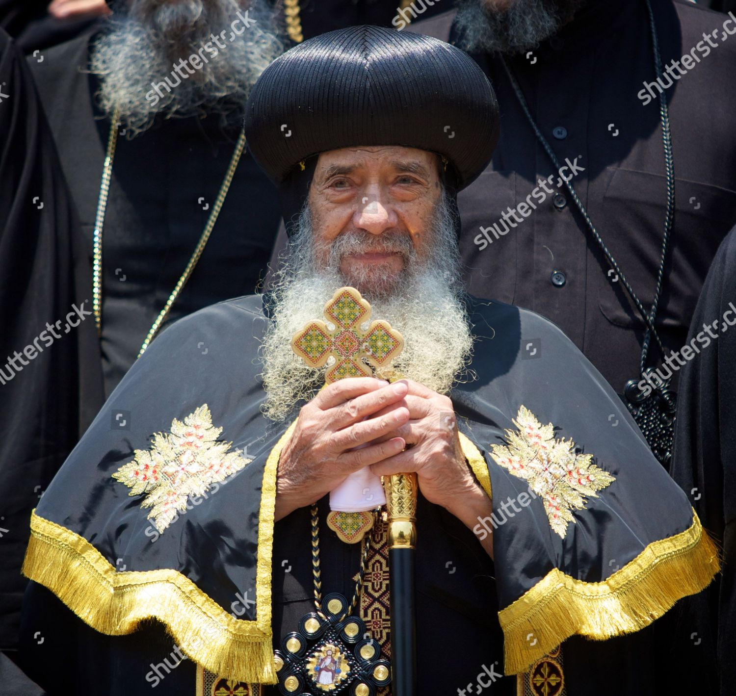 Egypts Coptic Church Head Pope Shenouda Editorial Stock Photo - Stock ...