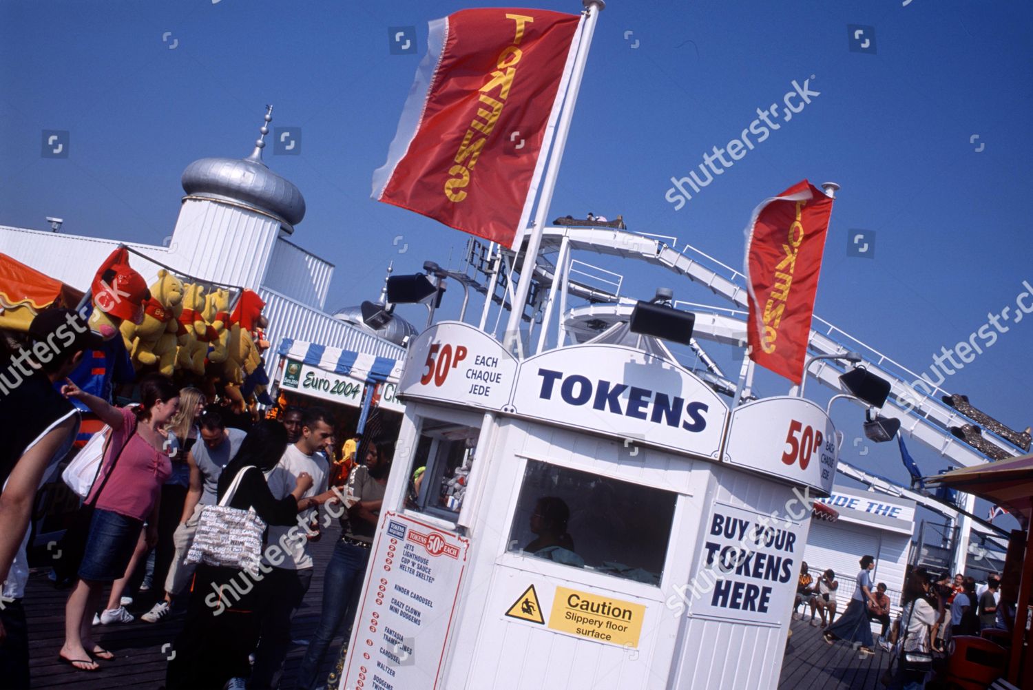 Tokens Kiosk On Palace Pier Brighton Editorial Stock Photo - Stock ...
