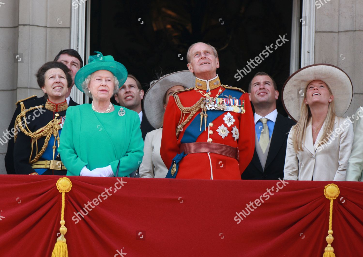 Princess Anne Tim Laurence Queen Elizabeth Editorial Stock Photo ...