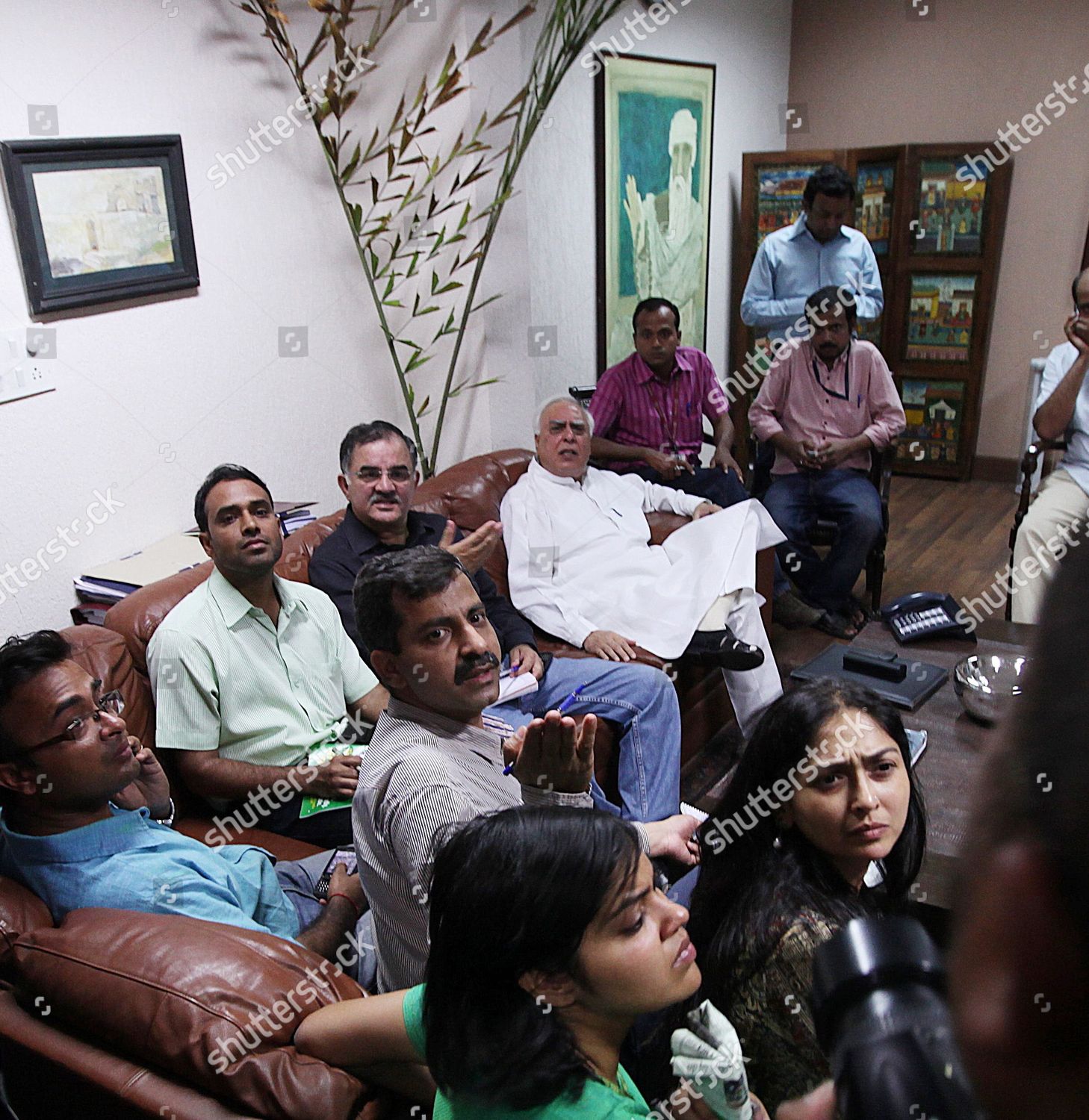 Union Human Resource Development Minister Kapil Editorial Stock Photo ...