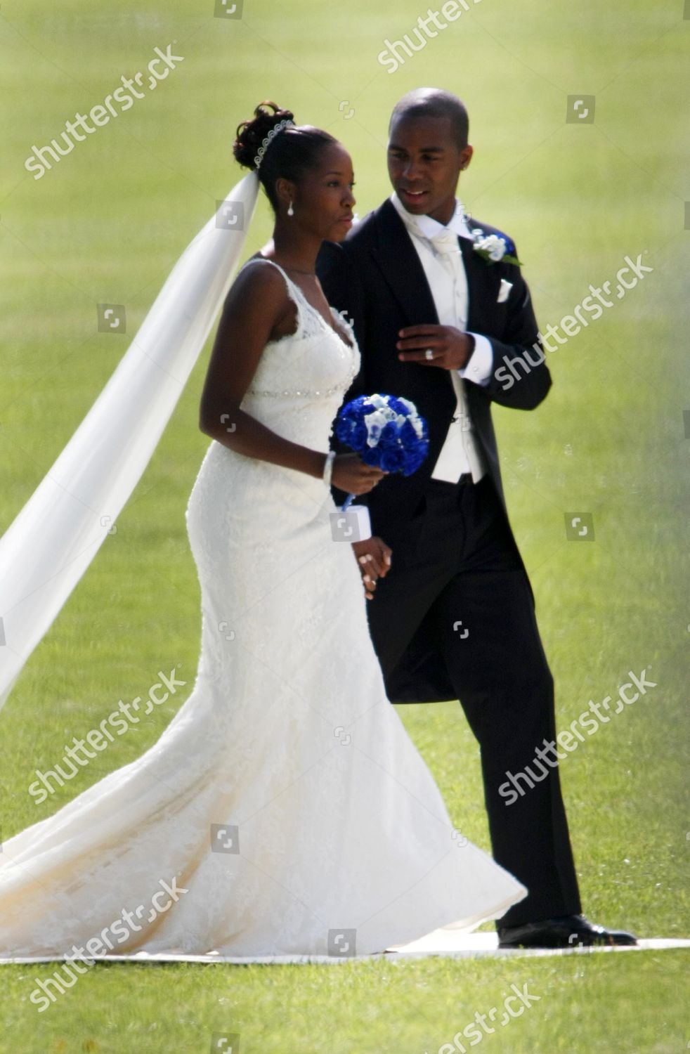 Jamelia Footballer Darren Byfield On Their Editorial Stock Photo ...