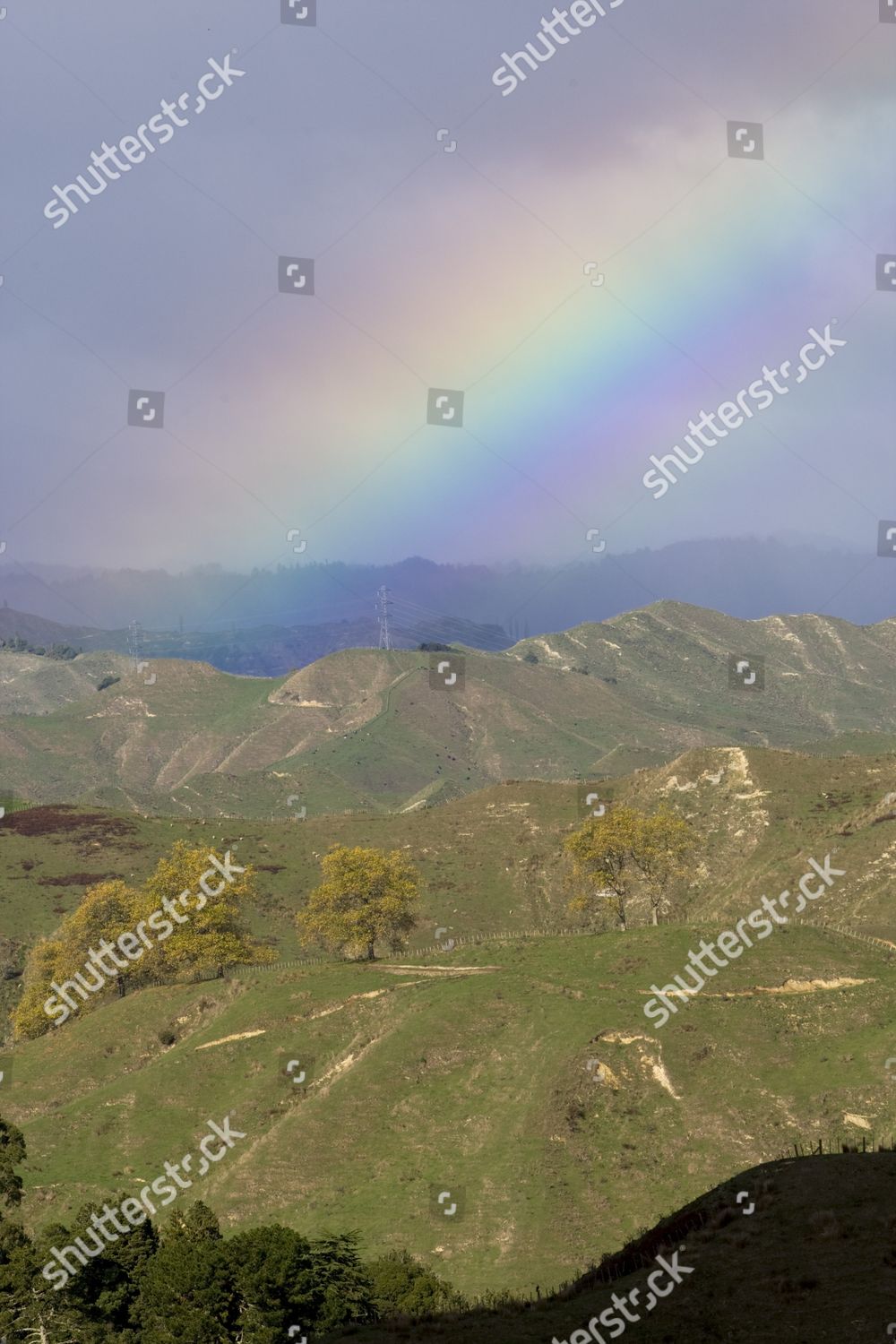Tahora Saddle Taranaki Spectacular Vantage Point Editorial Stock Photo ...