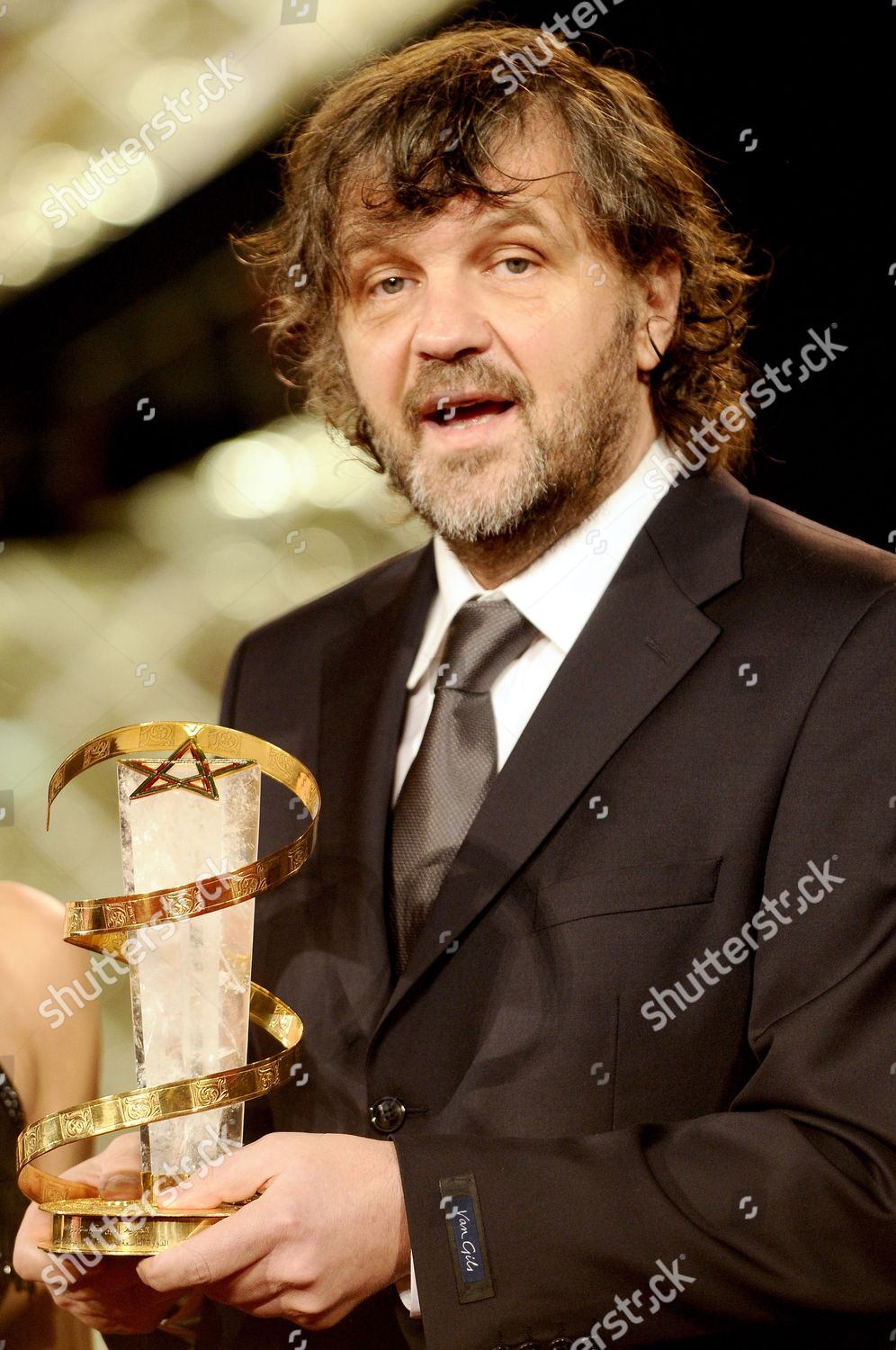 Serbian Director Emir Kusturica Holds His Editorial Stock Photo - Stock ...