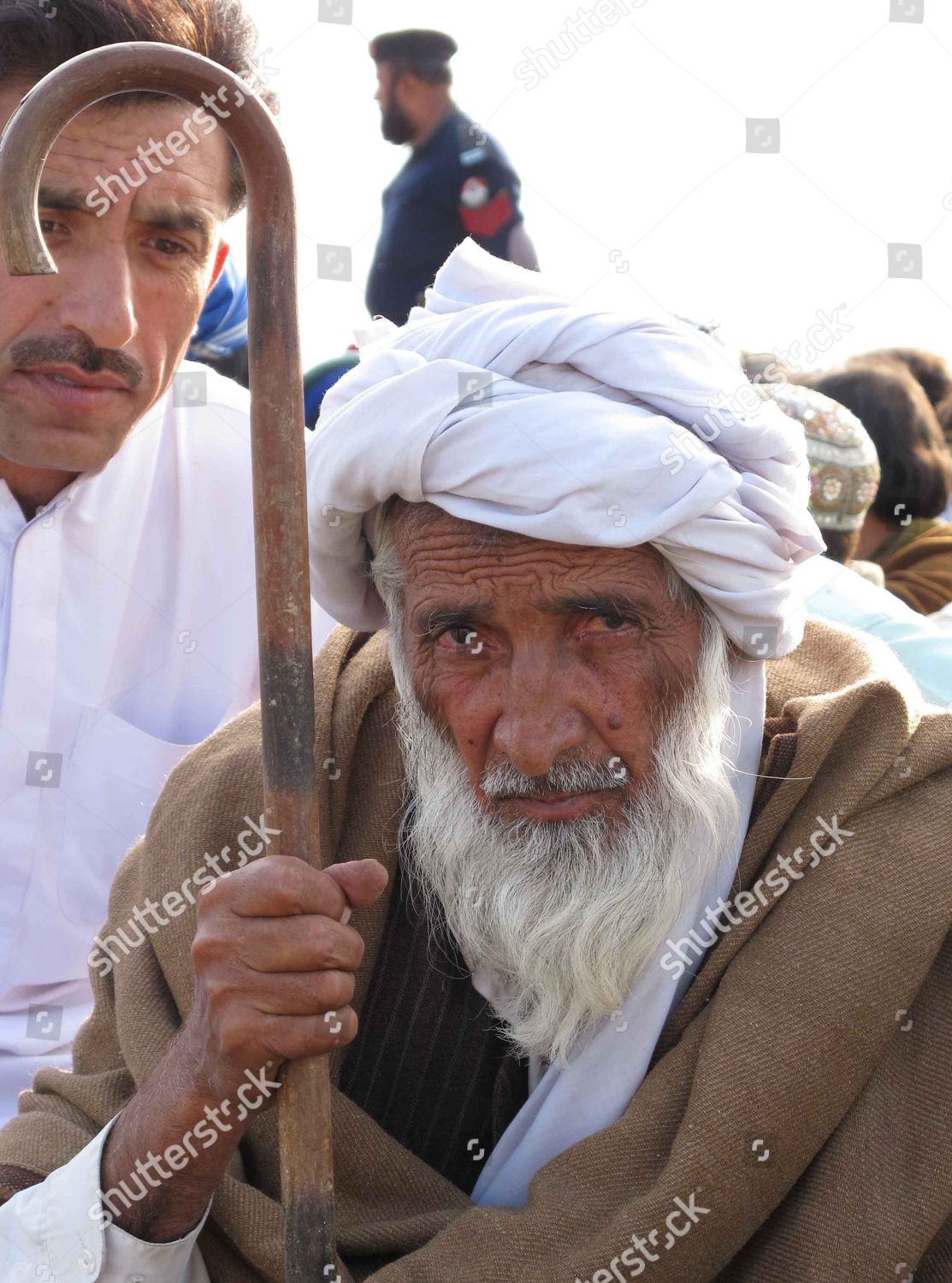 Elderly Man Sitch Amongst People Displaced Editorial Stock Photo ...