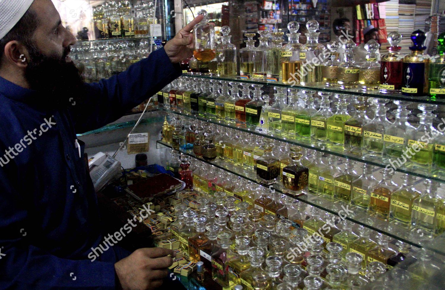 Pakistani Muslim Looks Bottles Non Alcholic Editorial Stock Photo ...