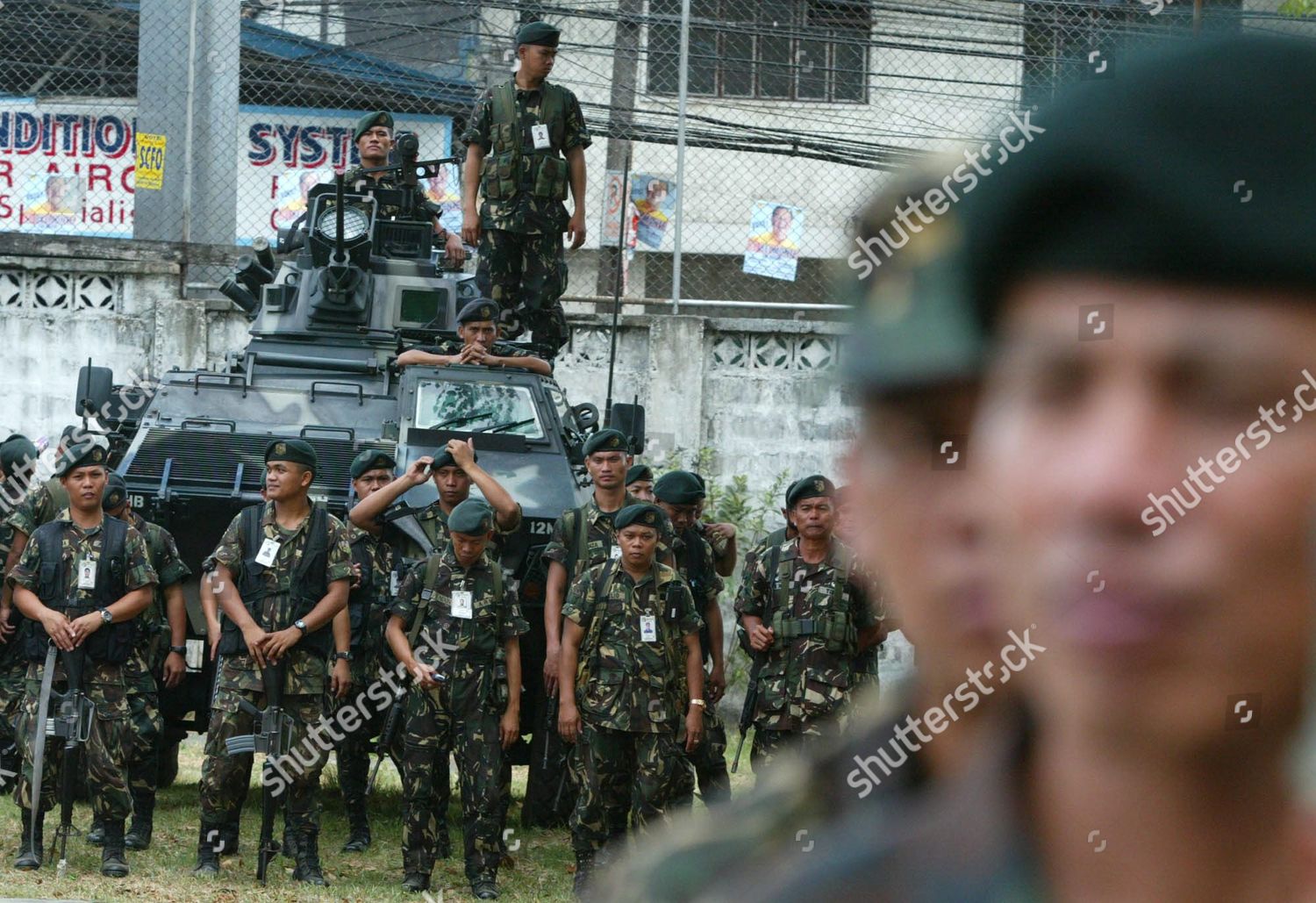 Filipino Army Soldiers Participate Ceremony Camp Editorial Stock Photo ...