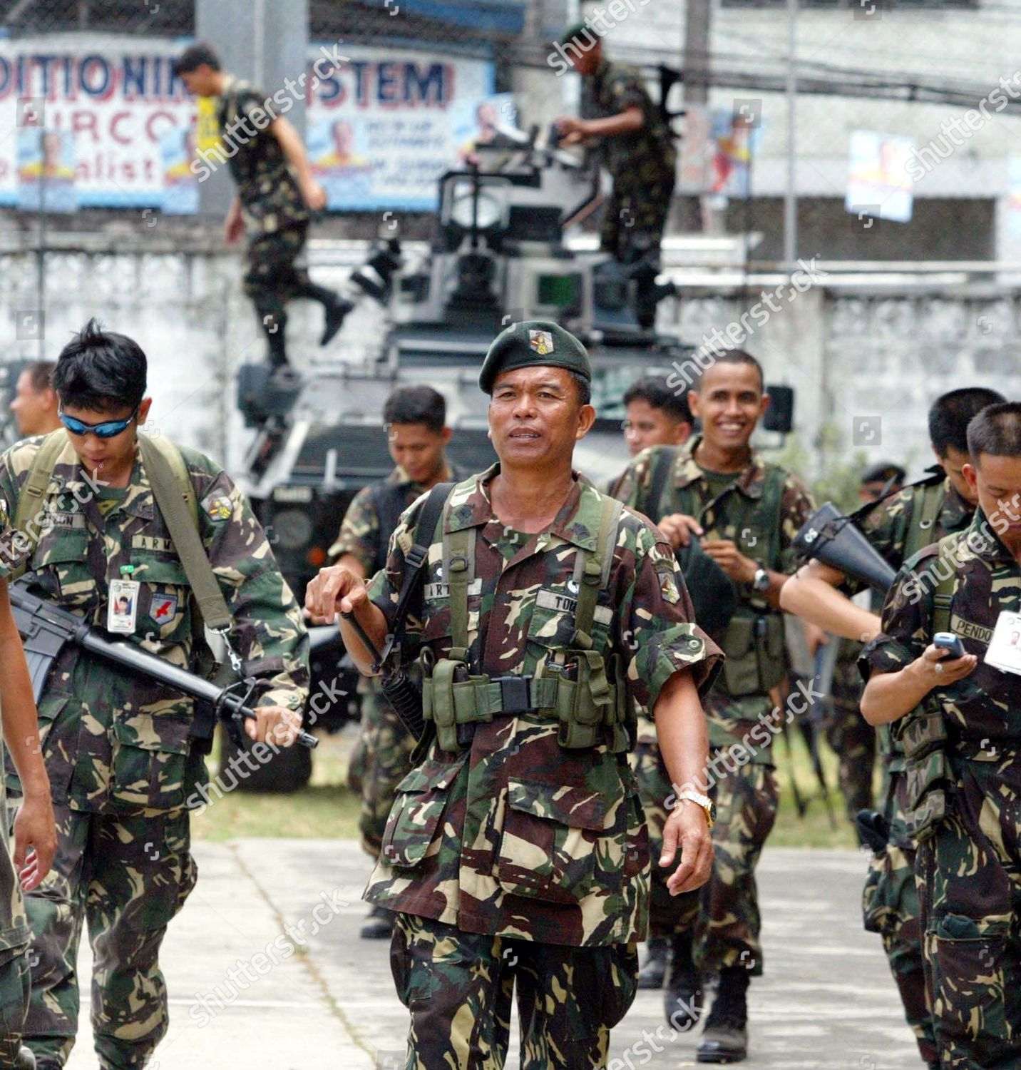 Filipino Army Soldiers Participate Ceremony Camp Editorial Stock Photo ...