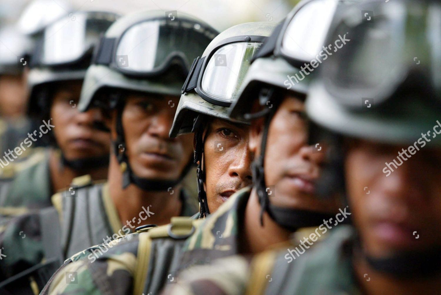 Filipino Army Soldiers Participate Ceremony Camp Editorial Stock Photo ...