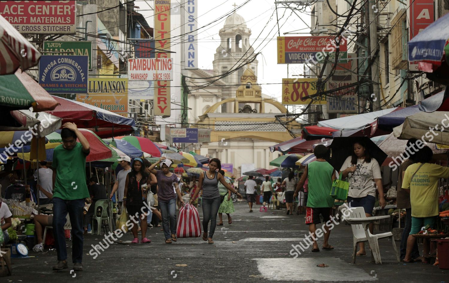 View Quiapo District Manila Philippines On Editorial Stock Photo ...