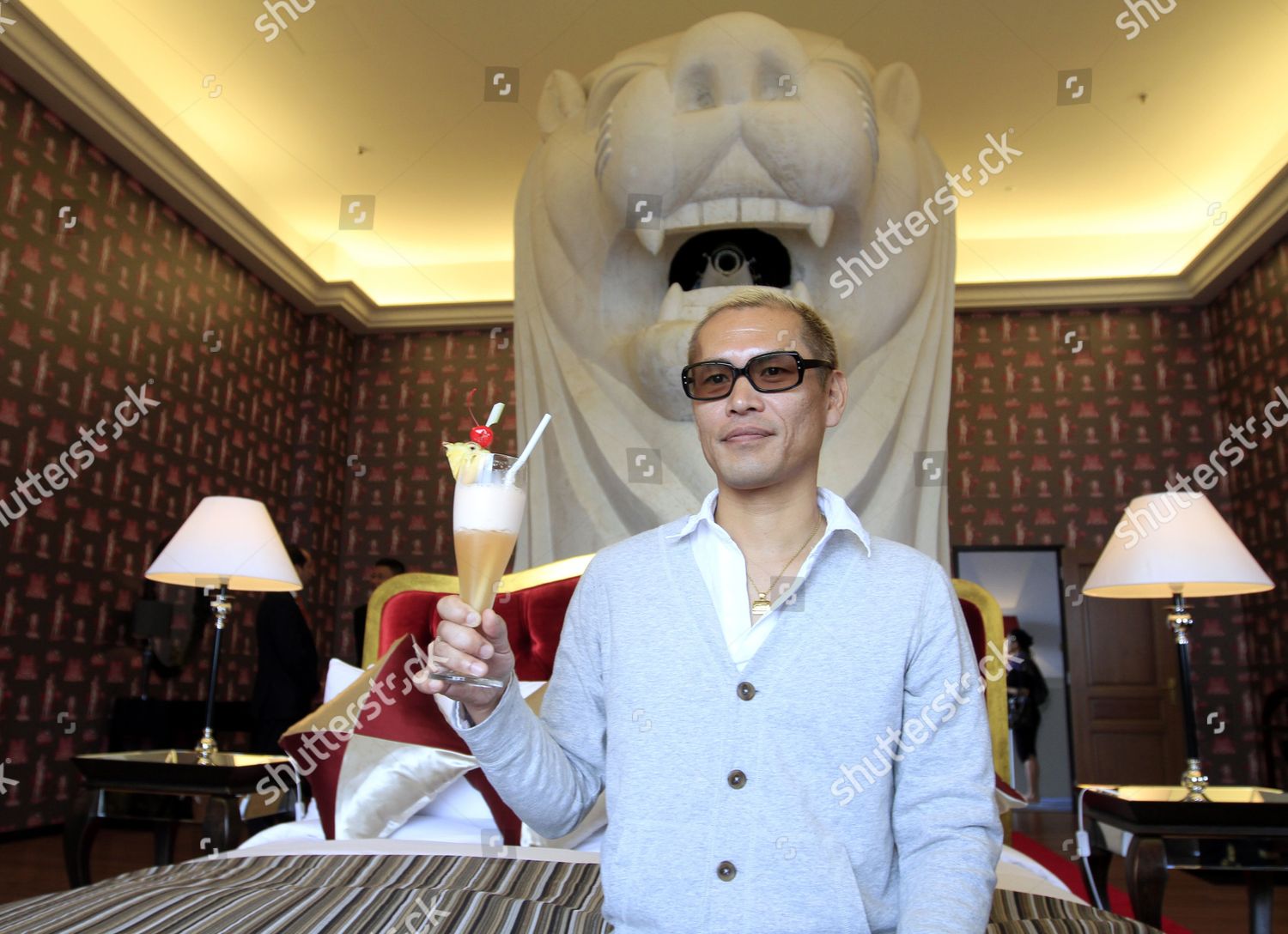 Japanese Artist Tatzu Nishi Poses Hotel Editorial Stock Photo - Stock ...