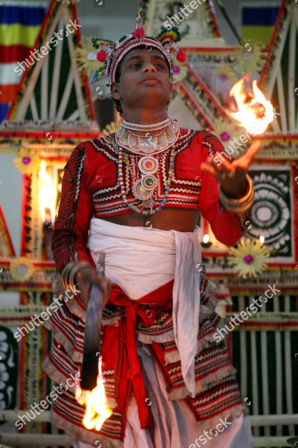 Performer Religiouscultural Ritual Prepares Dance Invoke Editorial ...