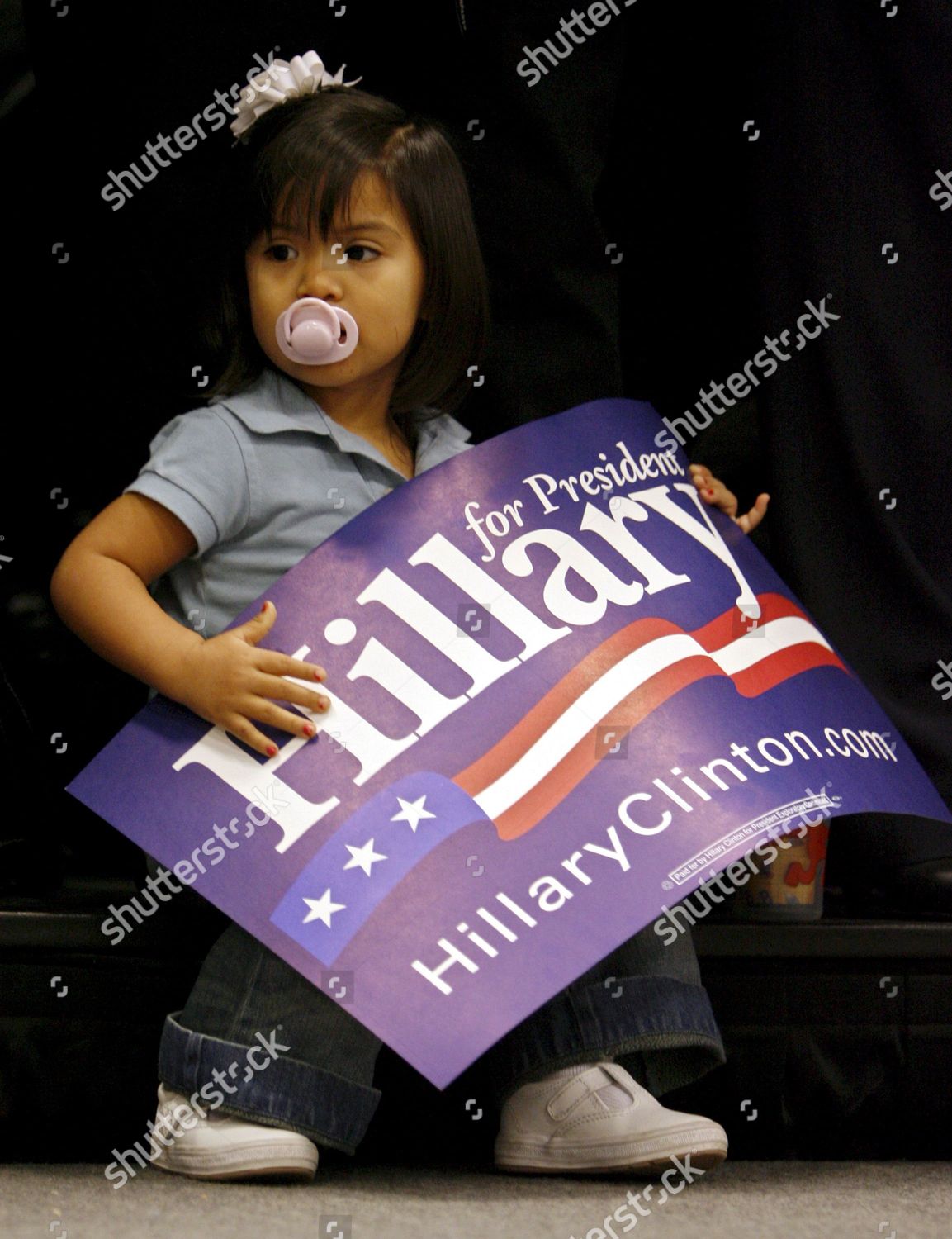 Child Holds Sign On Stage U Editorial Stock Photo - Stock Image ...