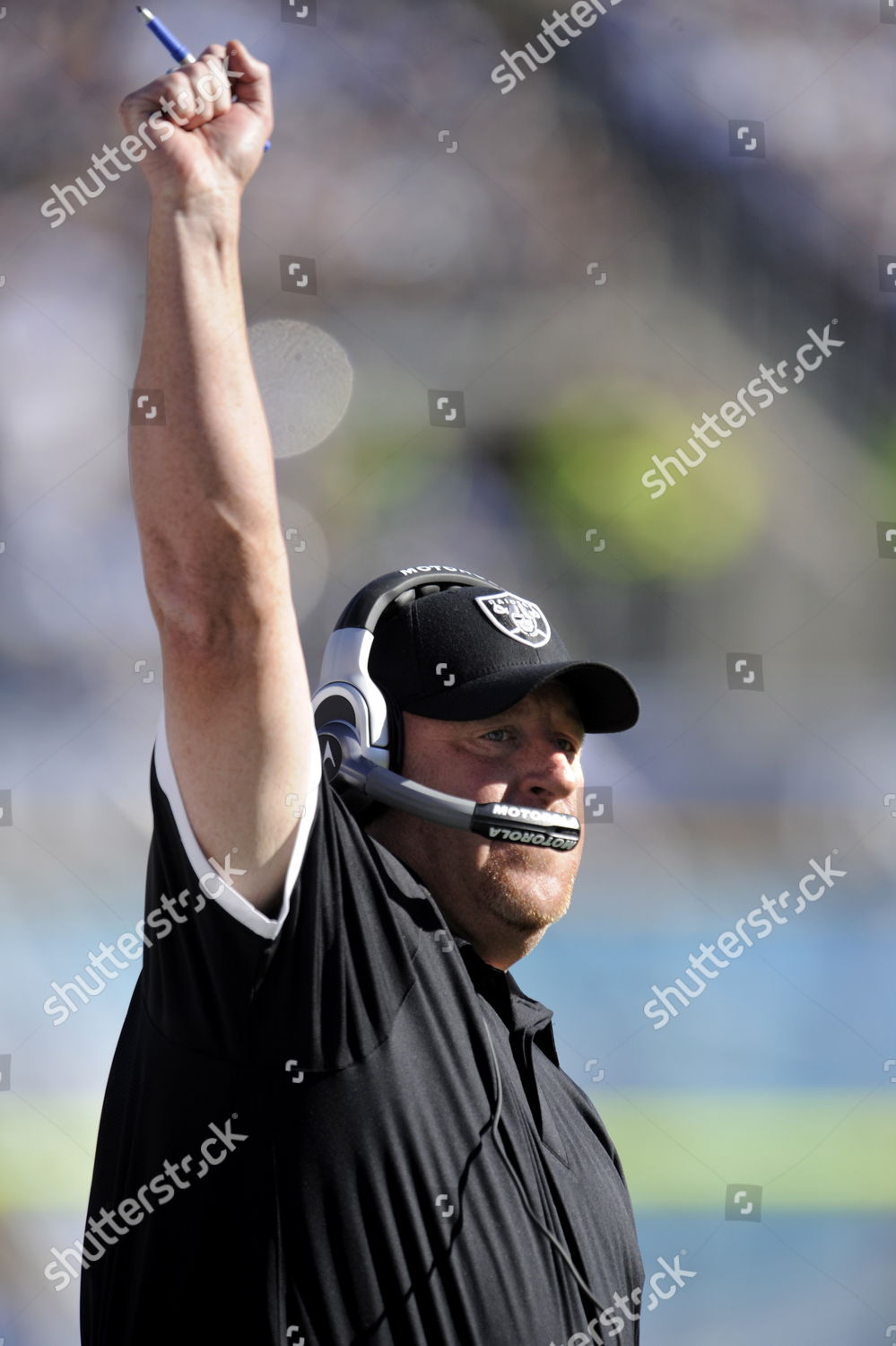 Oakland Raiders Head Coach Tom Cable Editorial Stock Photo - Stock ...