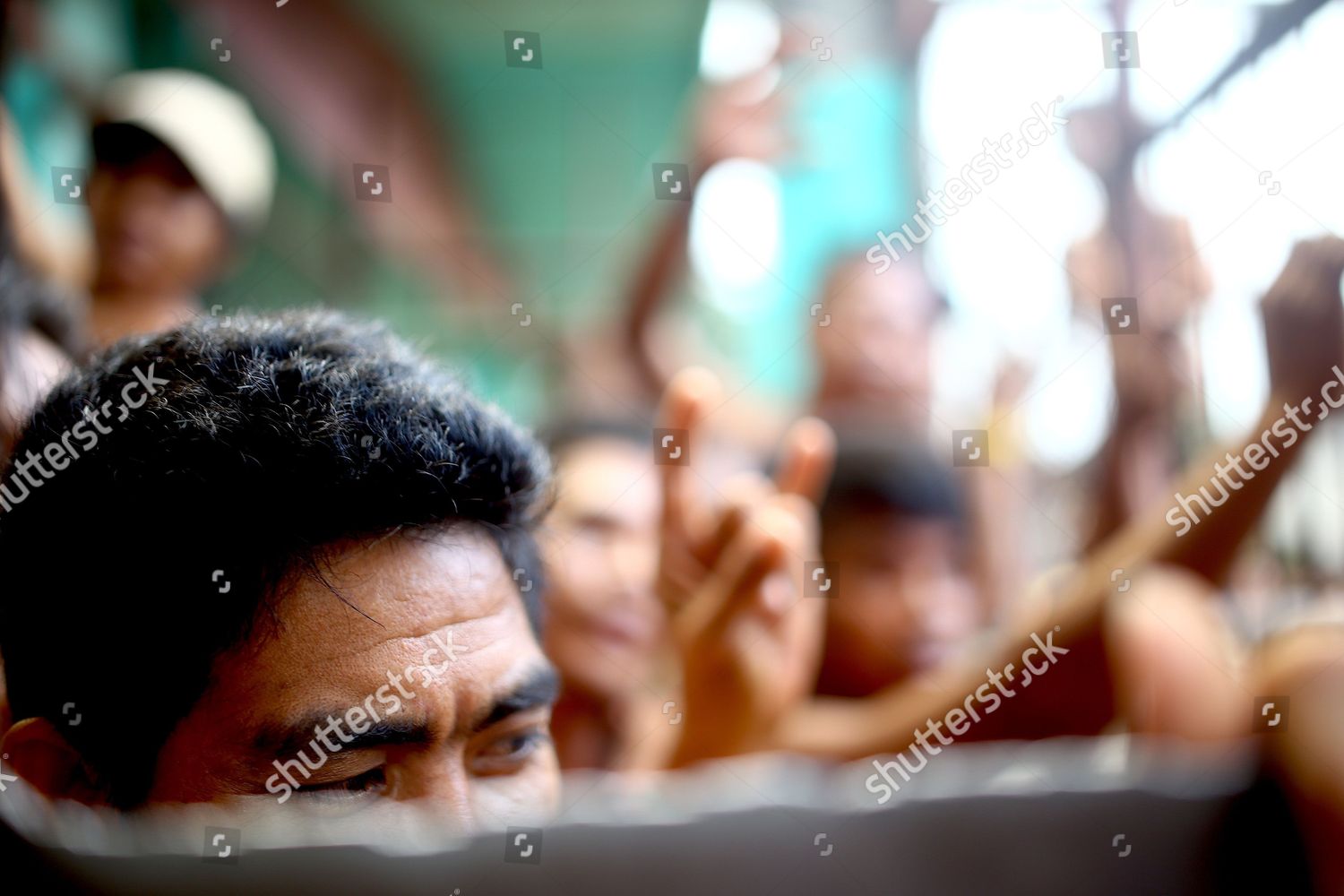 Filipino Inmates Seen Prison Facility Where Editorial Stock Photo ...