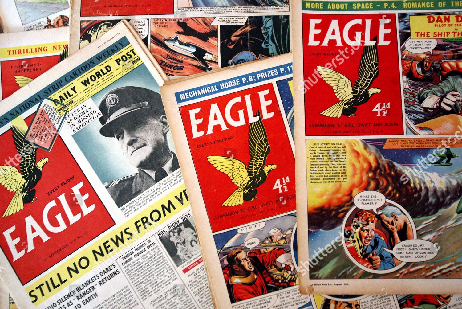 Eagle Comic Books By Frank Hampson Editorial Stock Photo - Stock Image ...
