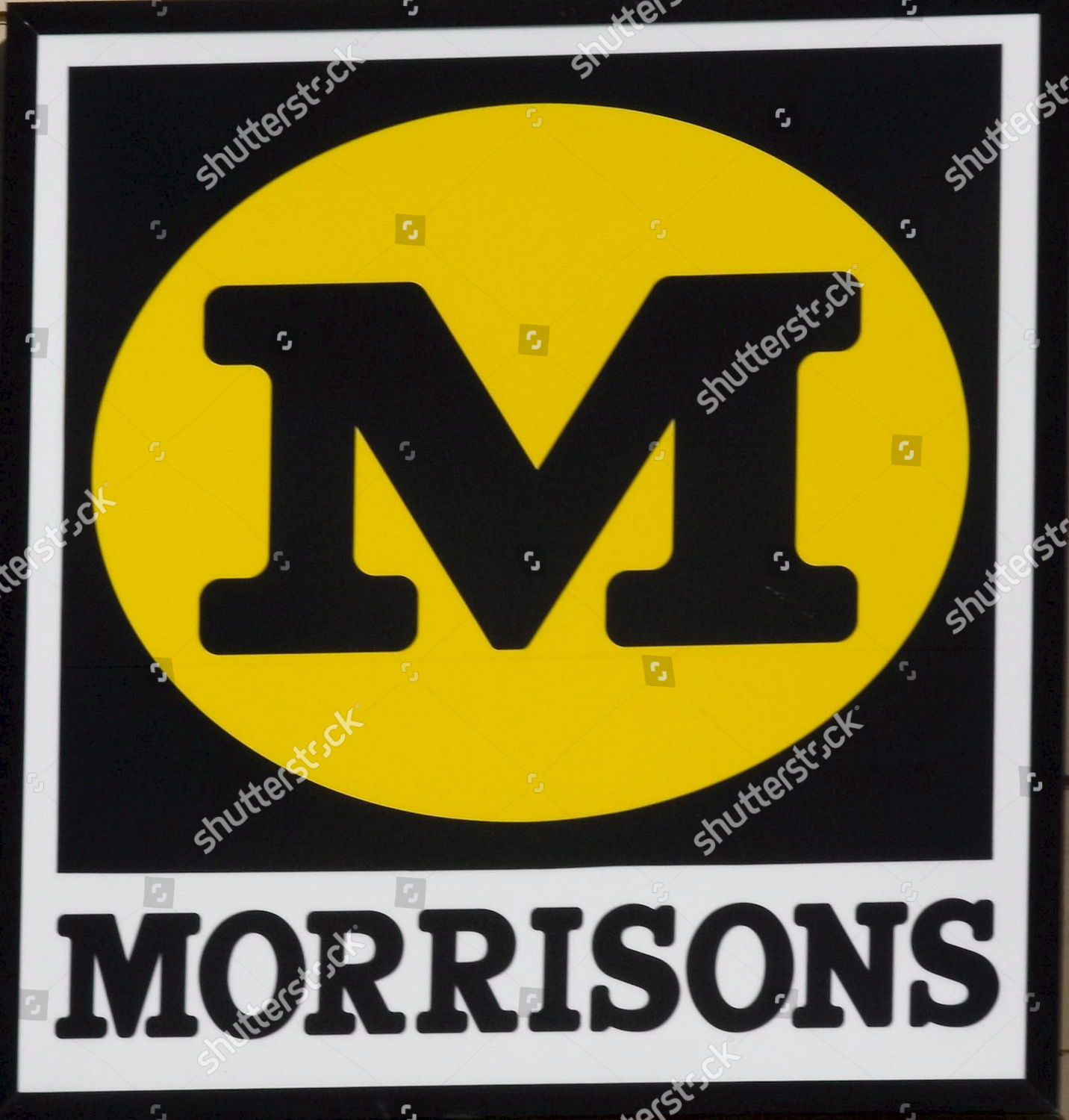 Logo Morrisons Grocery Store Paisley Scotland Editorial Stock Photo ...